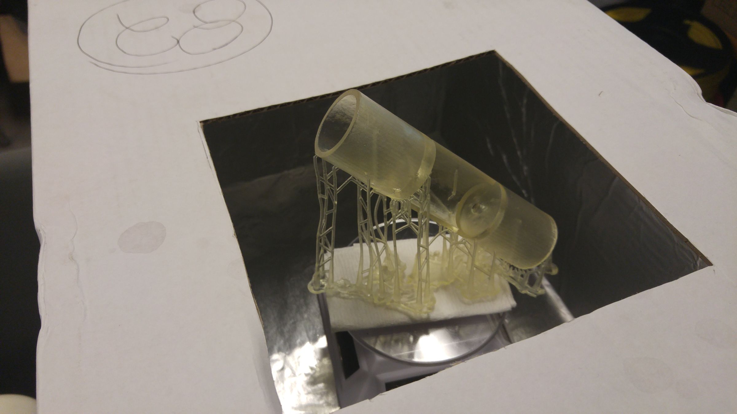 Low Cost UV Curing Box for 3D Resin Prints : 3 Steps (with Pictures ...