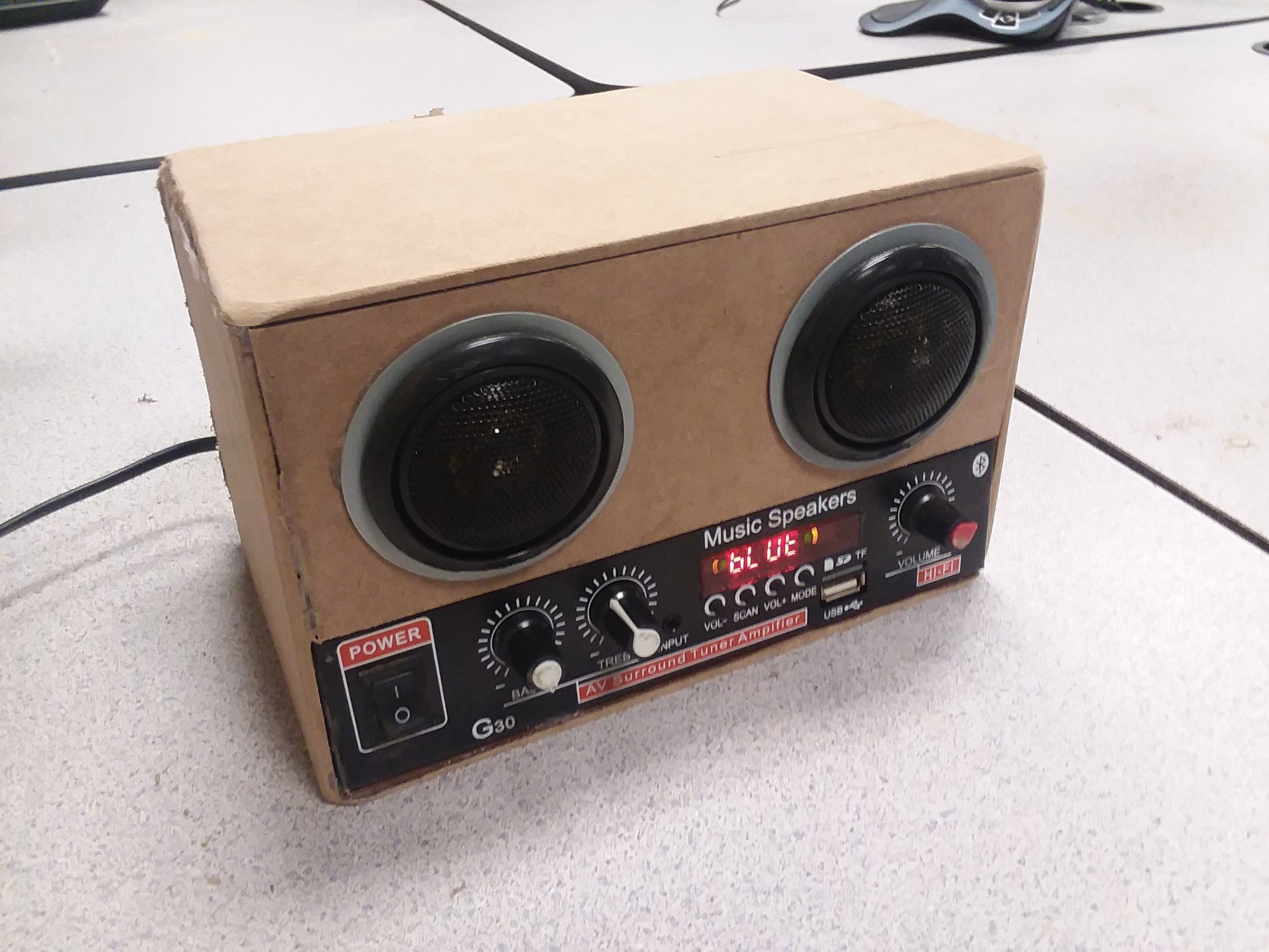 Simple Mini Bluetooth Boombox : 7 Steps - Instructables