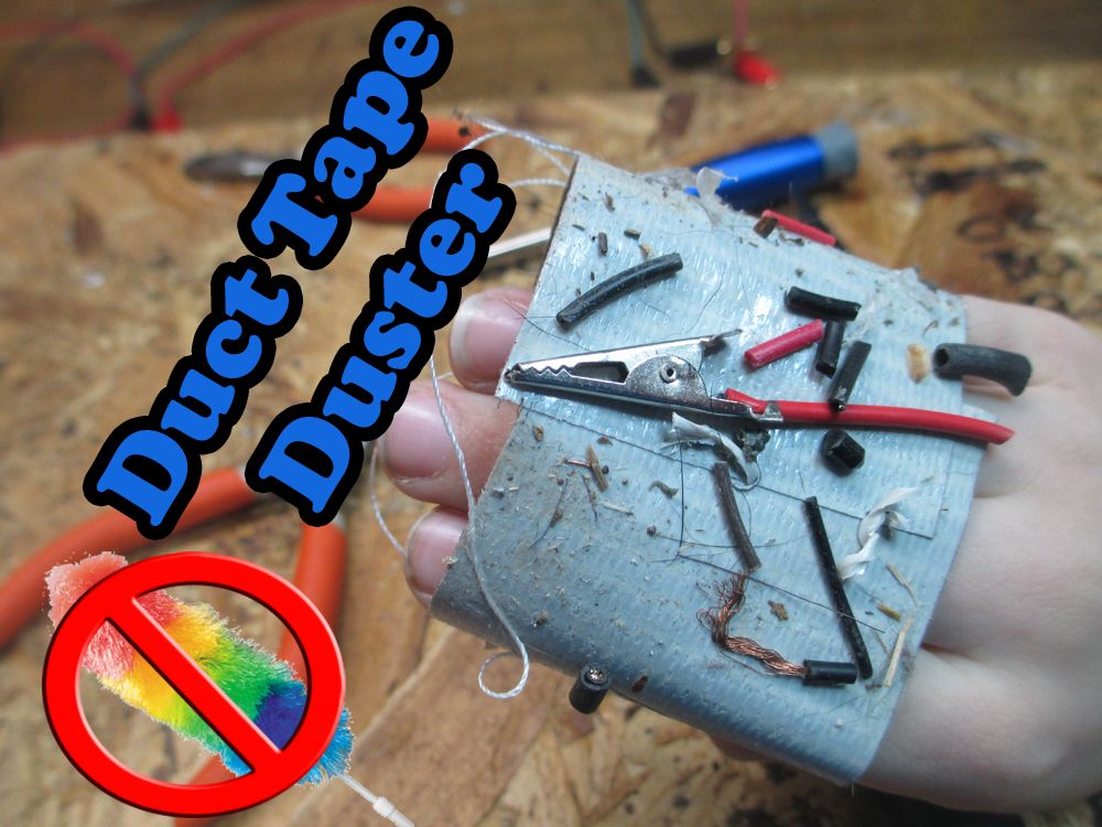 Duct Tape Dusting Tool : 9 Steps - Instructables