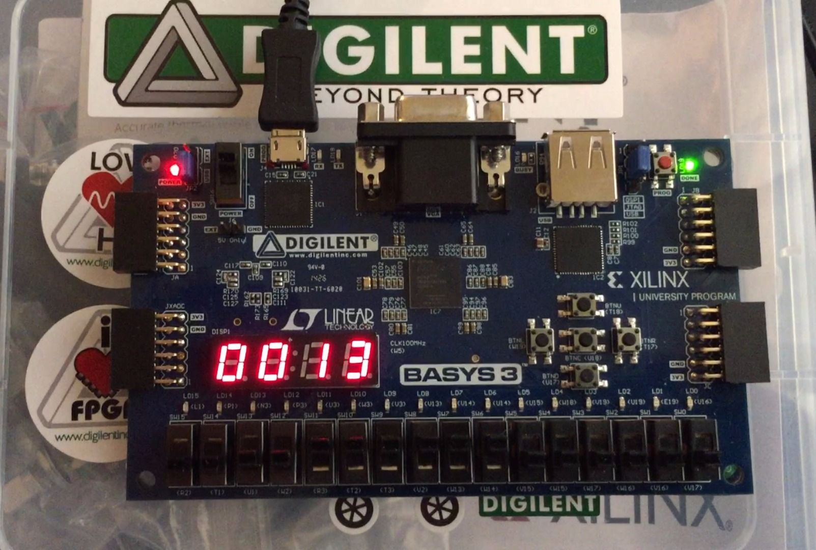 How to Use Verilog and Basys 3 to Do Stop Watch : 8 Steps - Instructables