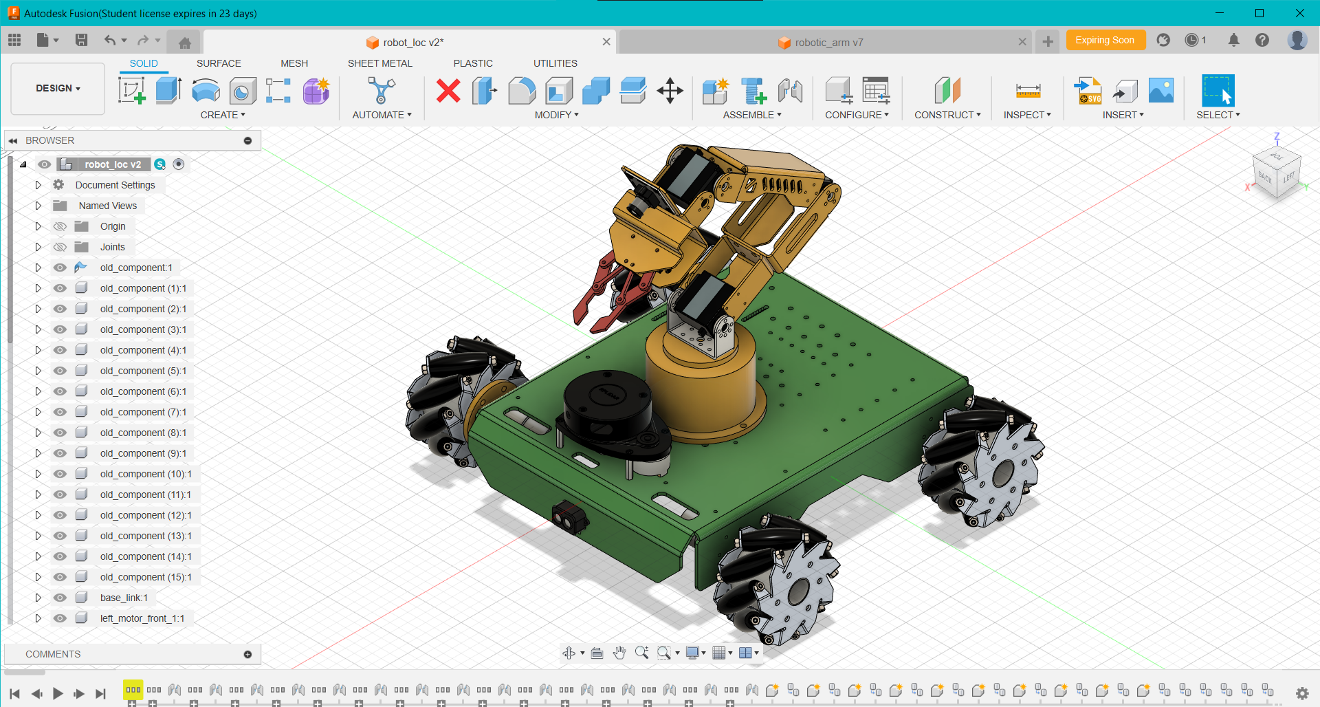 Mecanum Drive Robotic Arm Manipulator : 53 Steps (with Pictures ...