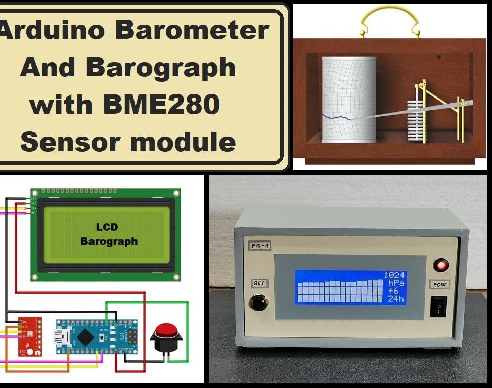 Arduino Barometer Barograph With Bme280 Sensor 4 Steps Instructables