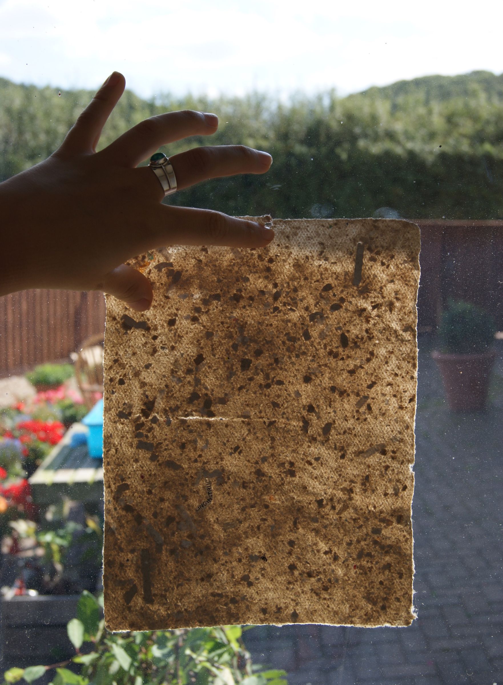 Make Beautiful Paper From Waste Cardboard : 8 Steps (with Pictures ...