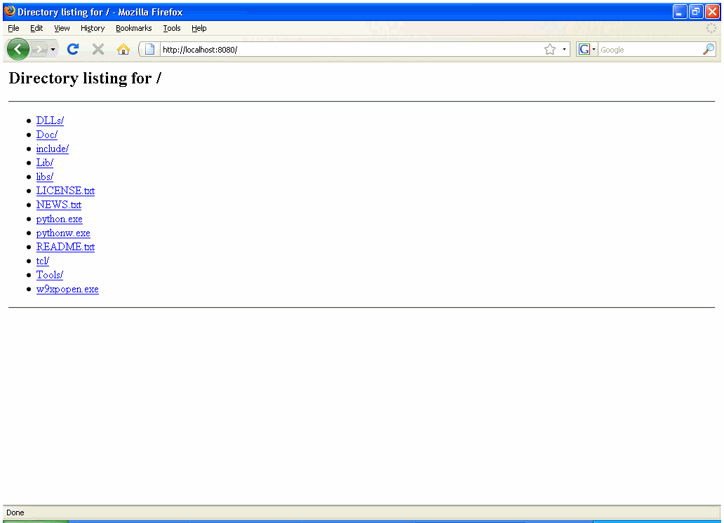 Quicky Web Server for MSWindows XP : 4 Steps - Instructables