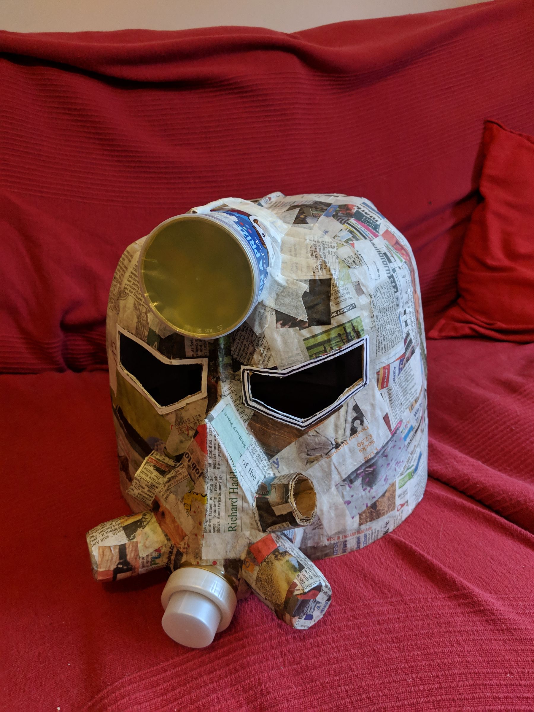 Recycled Power Armour Helmet : 19 Steps - Instructables