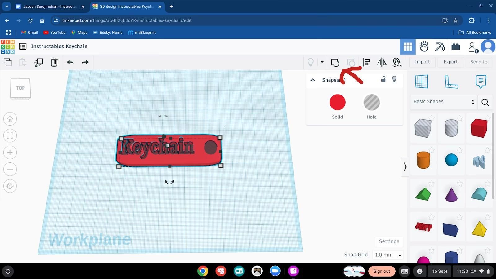 How to Make a 3D Printed Keychain Using Tinkercad! : 21 Steps (with ...