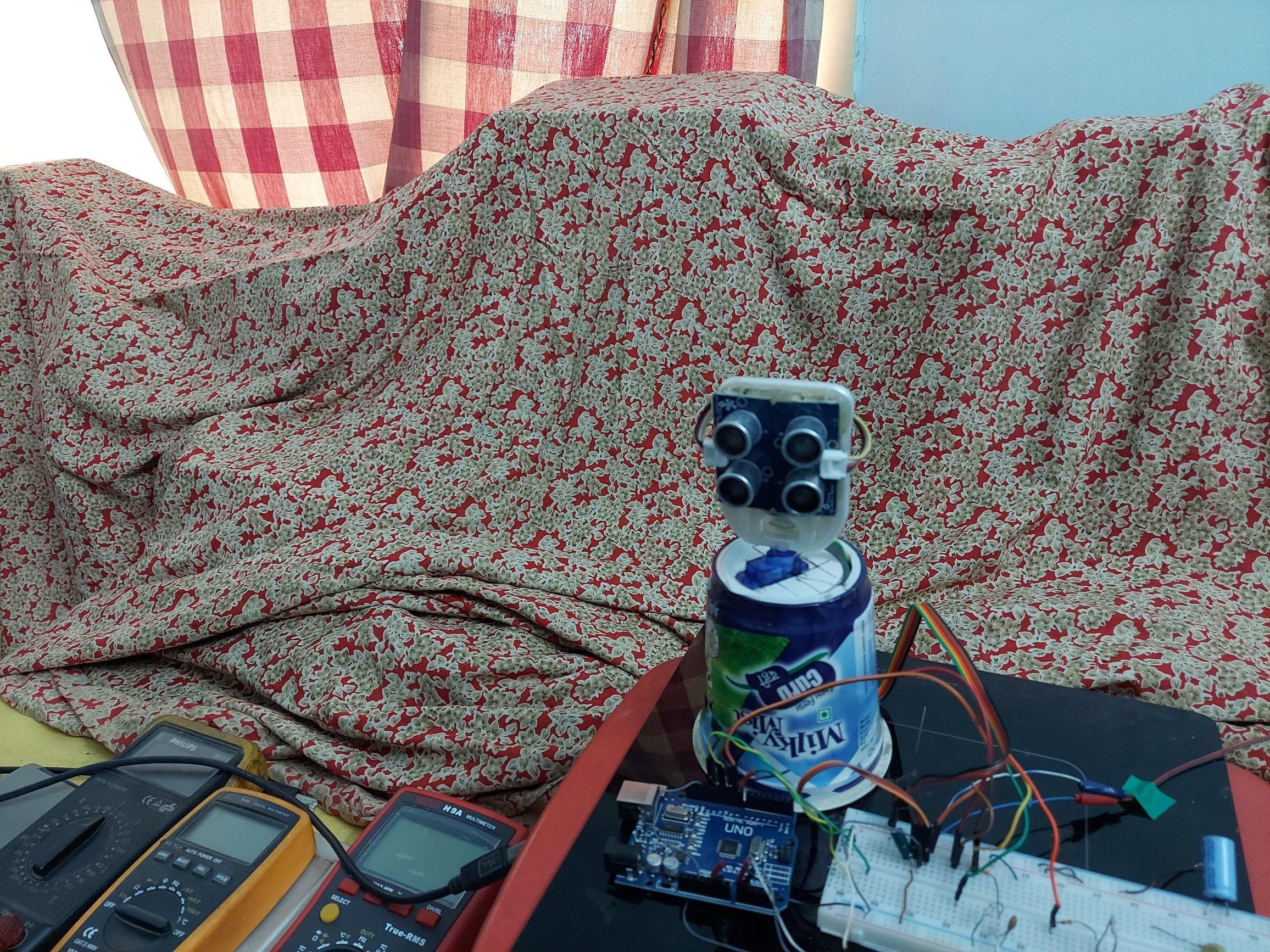 Ultrasonic Mono Pulse Tracker : 5 Steps (with Pictures) - Instructables