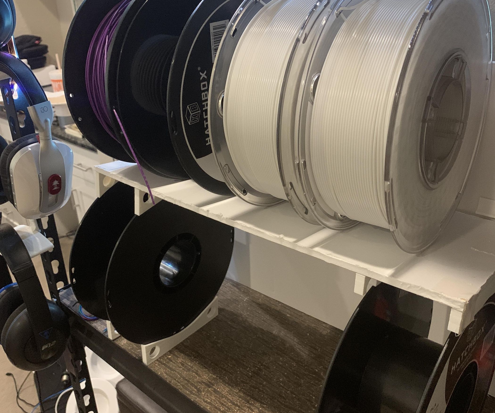 Filament Spool Shelf : 5 Steps - Instructables