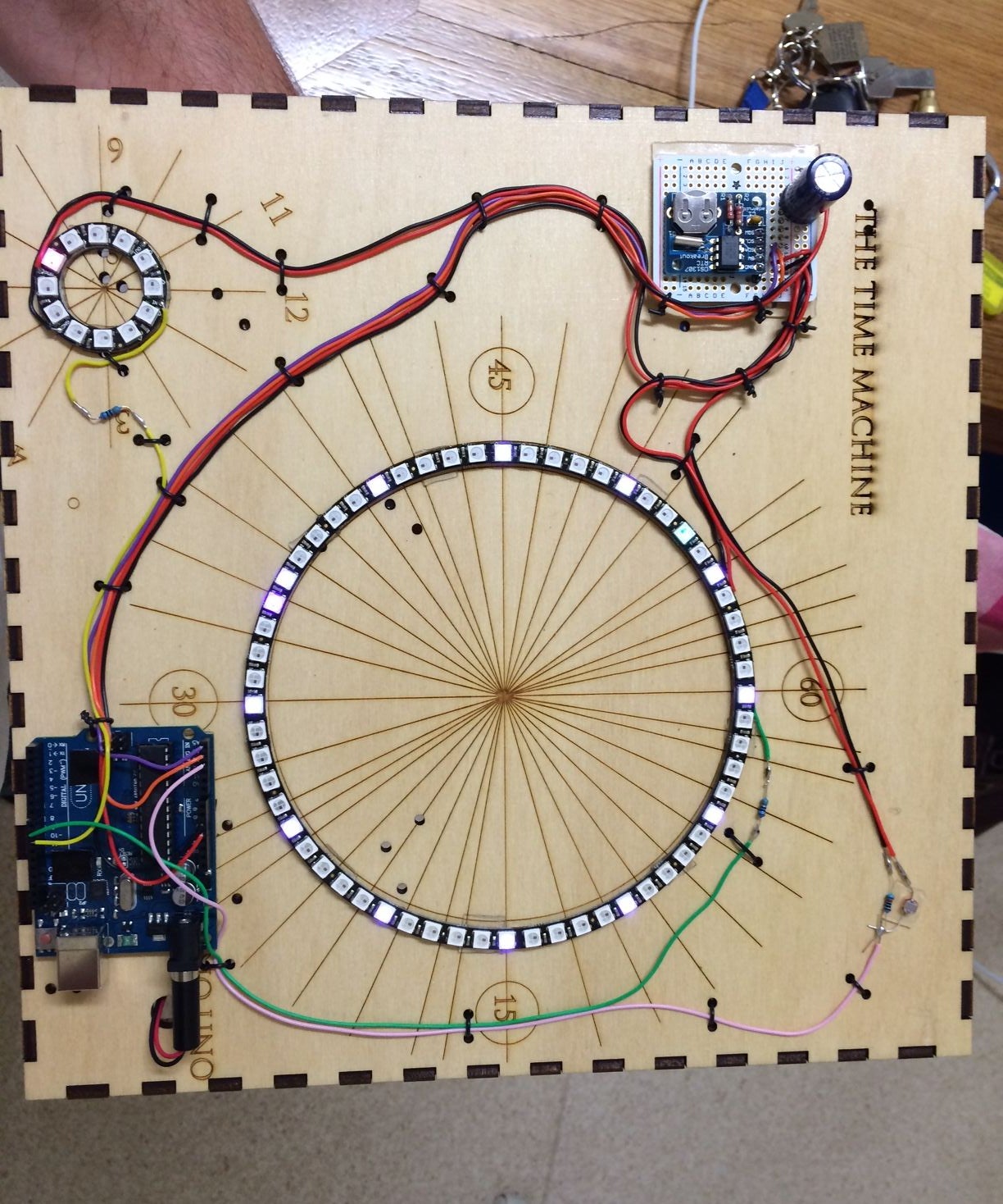 Led Clock 9 Steps Instructables