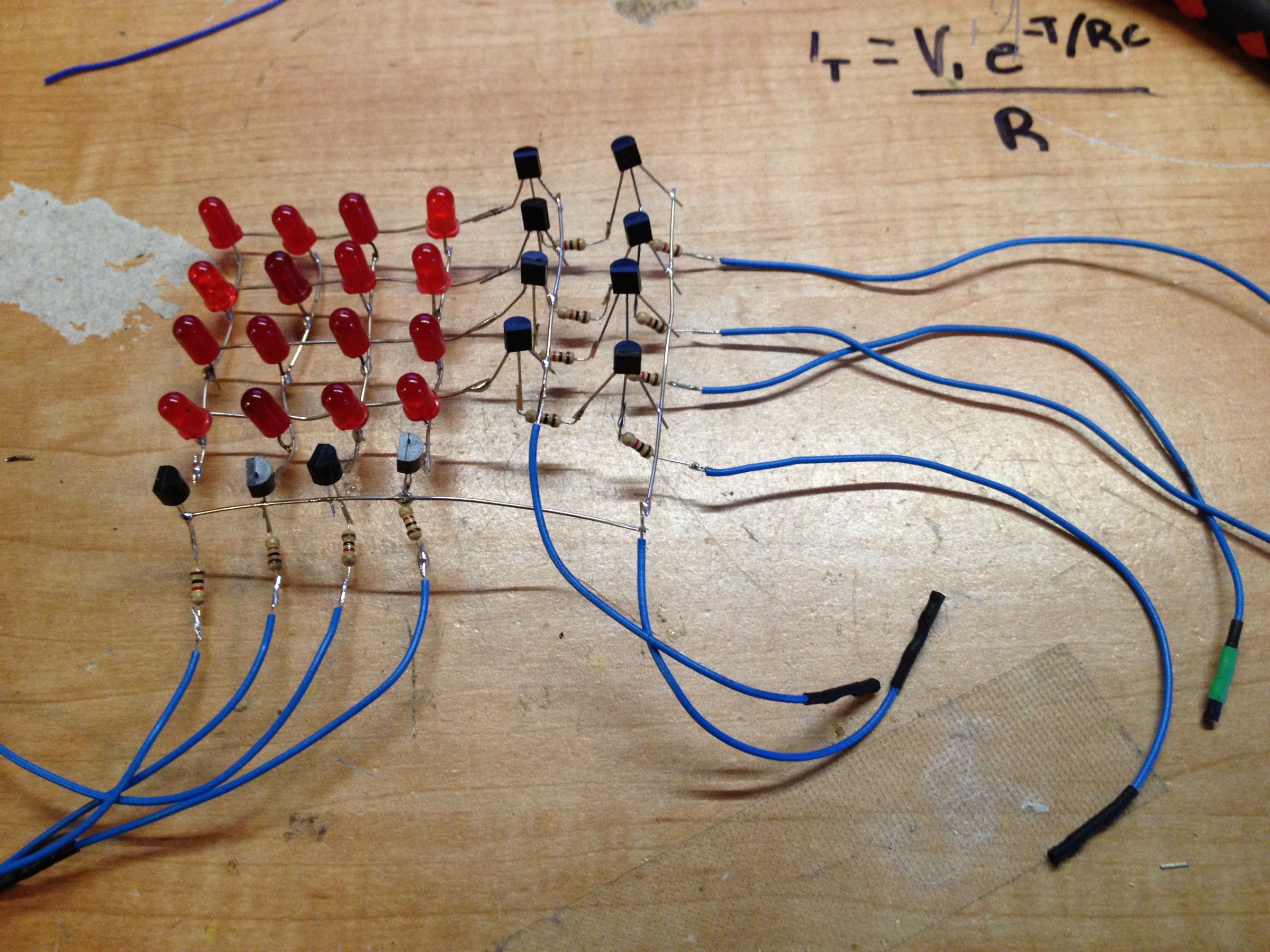Bluetooth Controlled 4X4 Led Matrix Using a SPLat EC1 PLC : 10 Steps ...