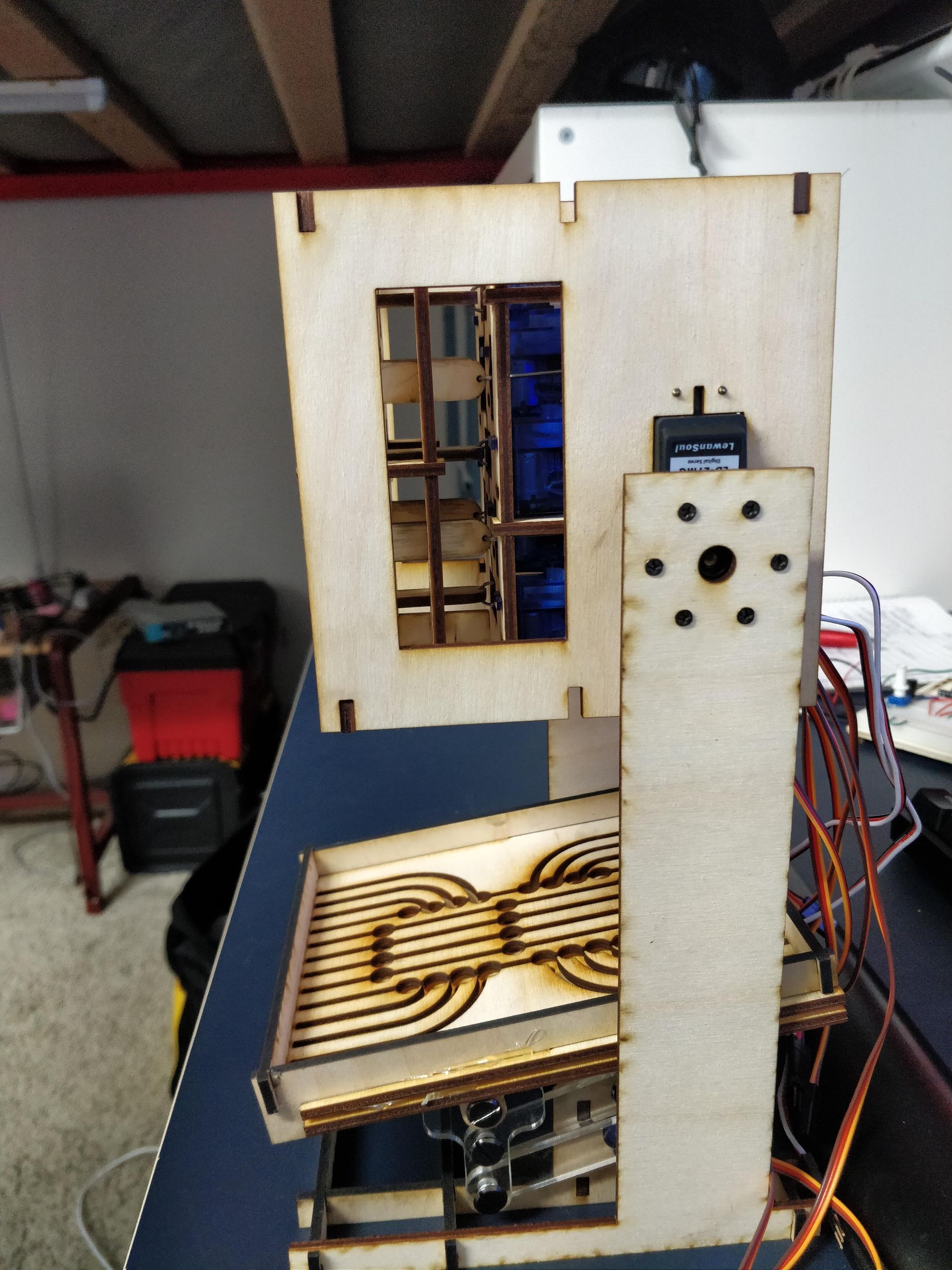 Mechanical-Digital Steel Ball Clock : 4 Steps (with Pictures ...