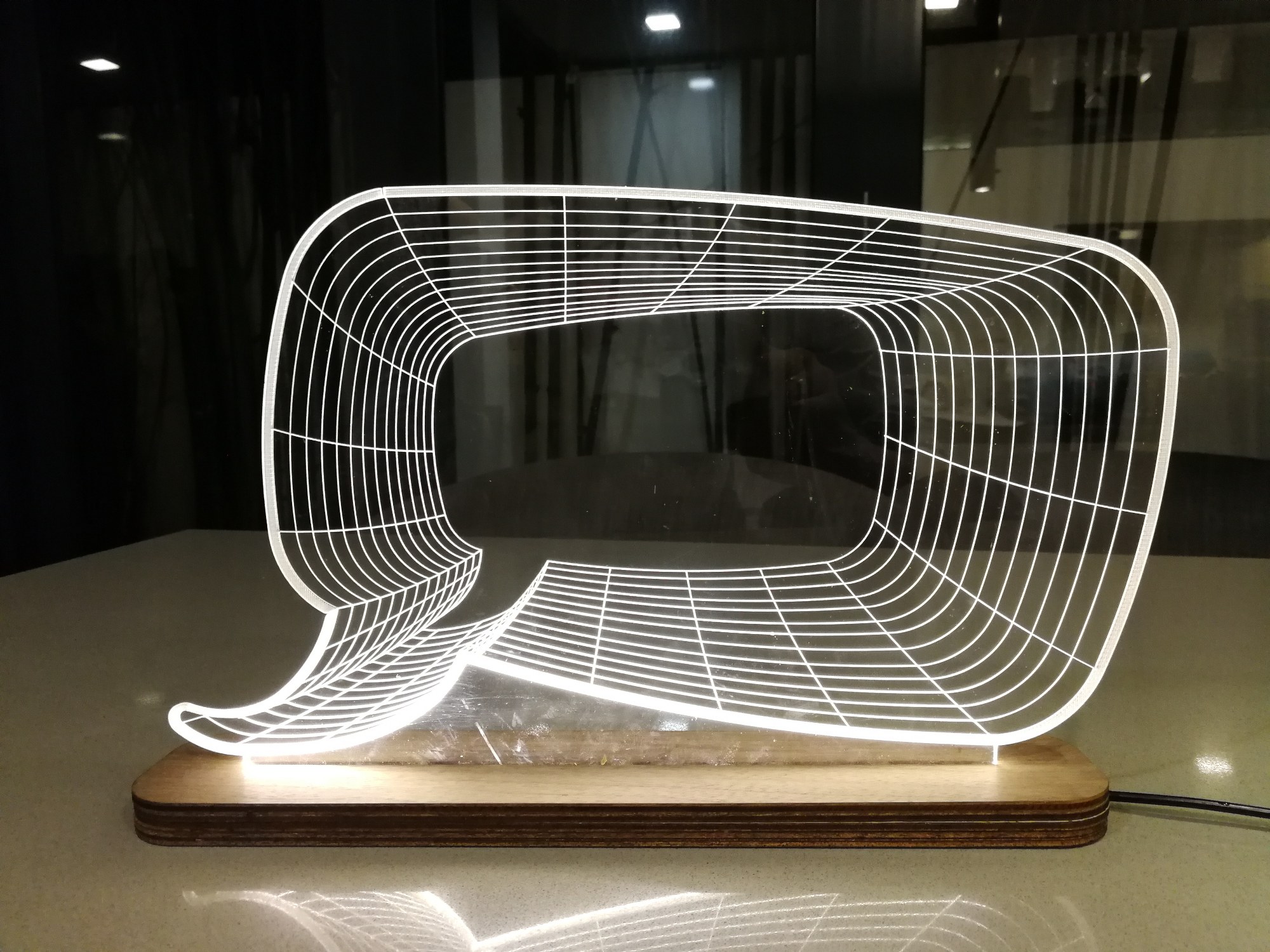 Speech Bubble Lamp & Scribbleboard With Full Plans : 5 Steps (with ...