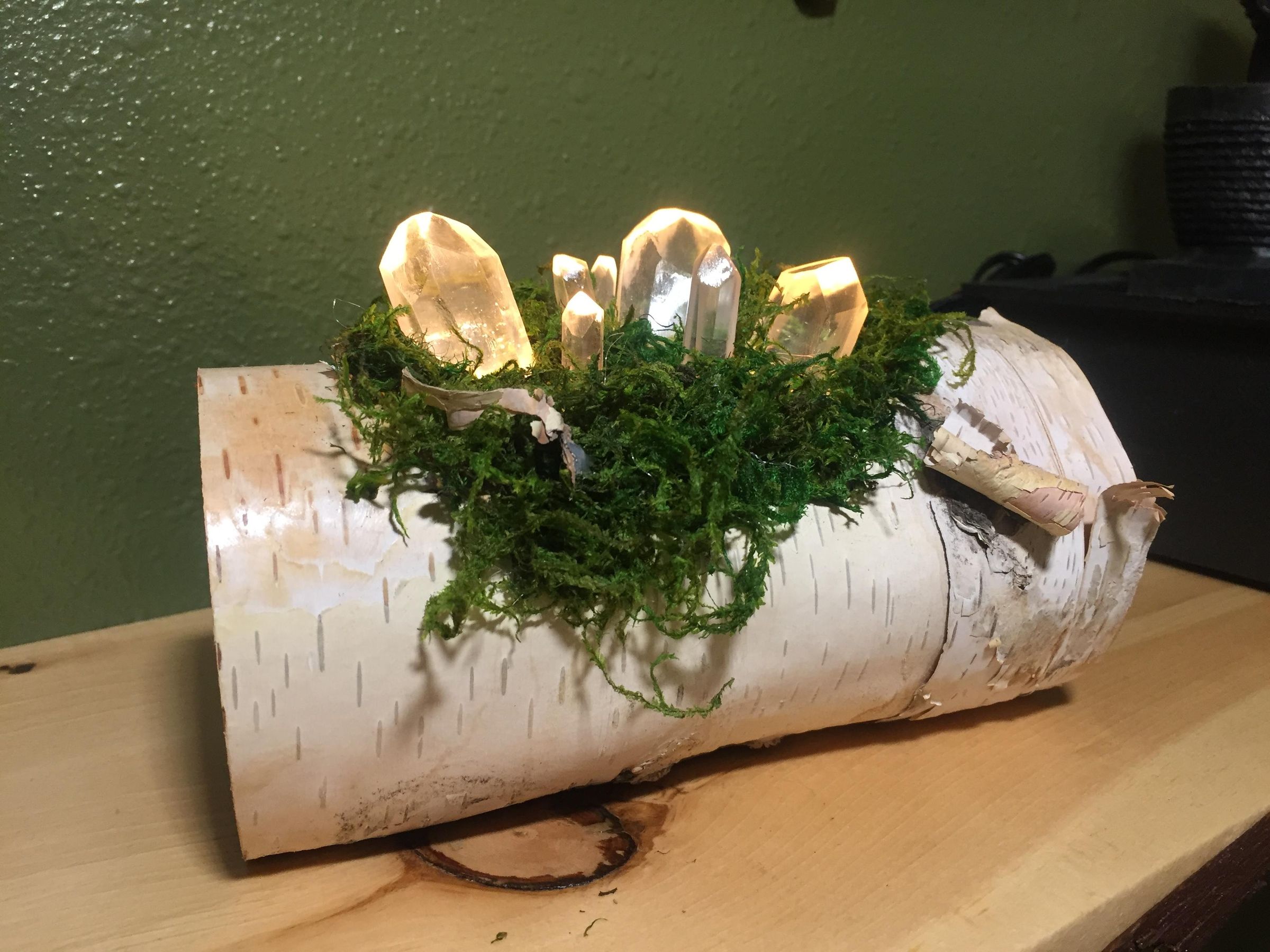 Magical Crystal Log Lamp : 15 Steps (with Pictures) - Instructables