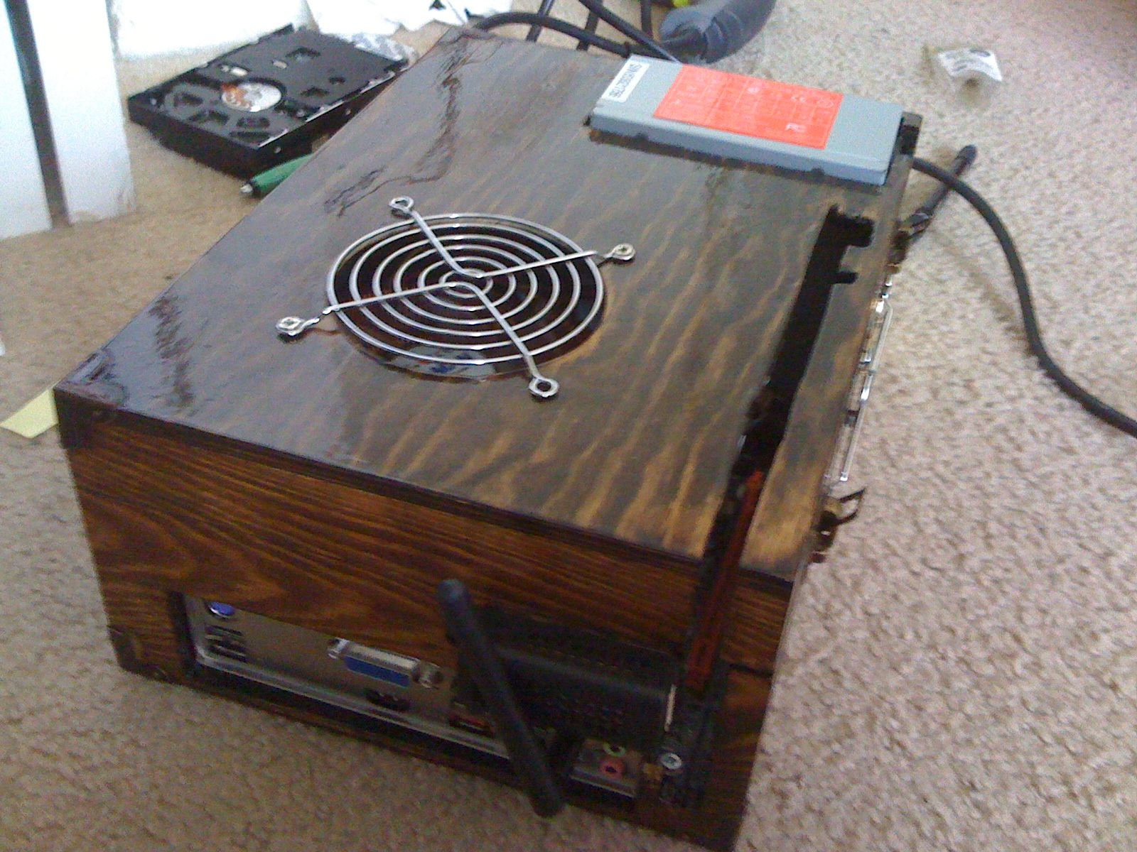 $8 Wooden Box Computer Case Mod!! - Instructables