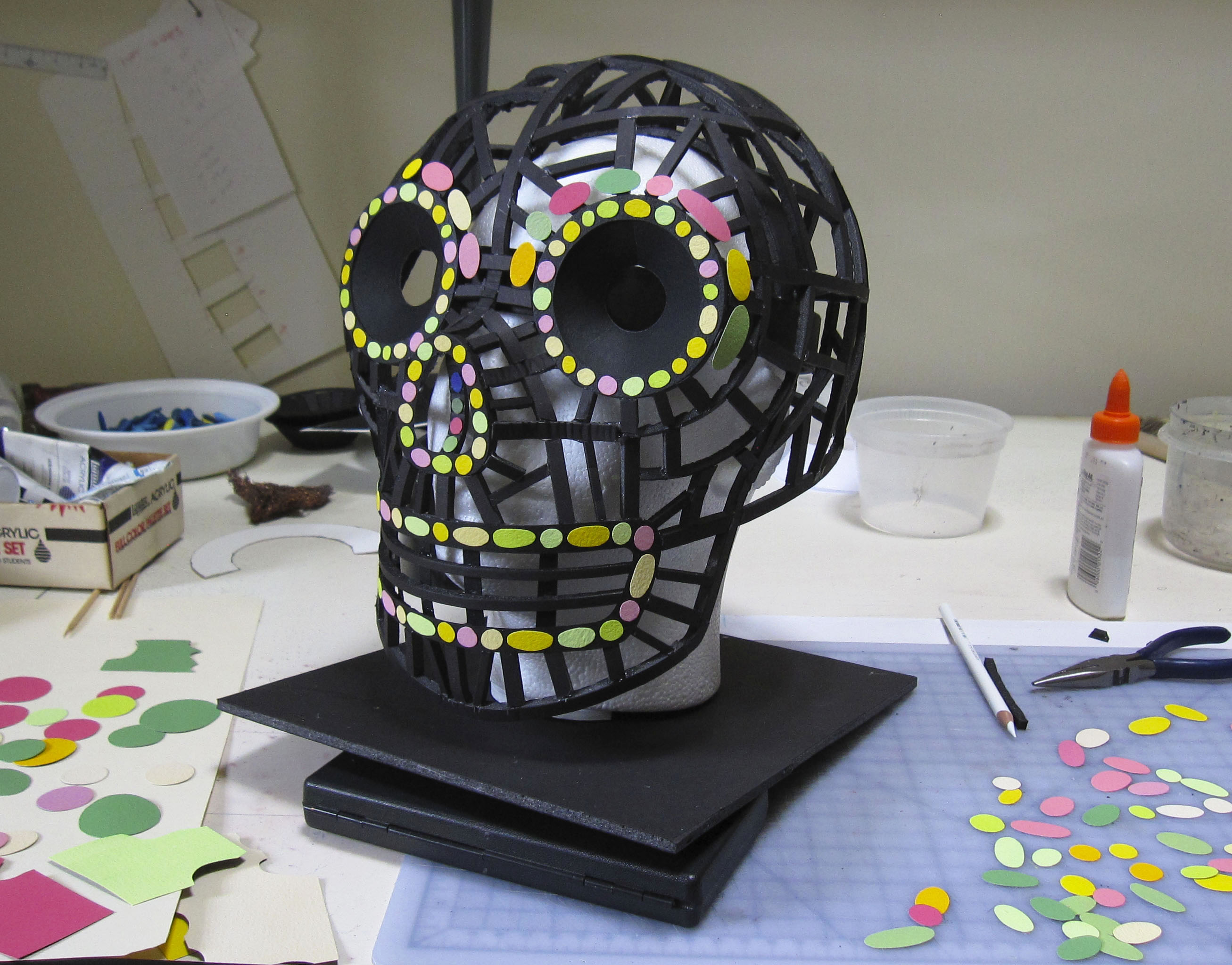 Skull Mask (wearable) : 20 Steps (with Pictures) - Instructables