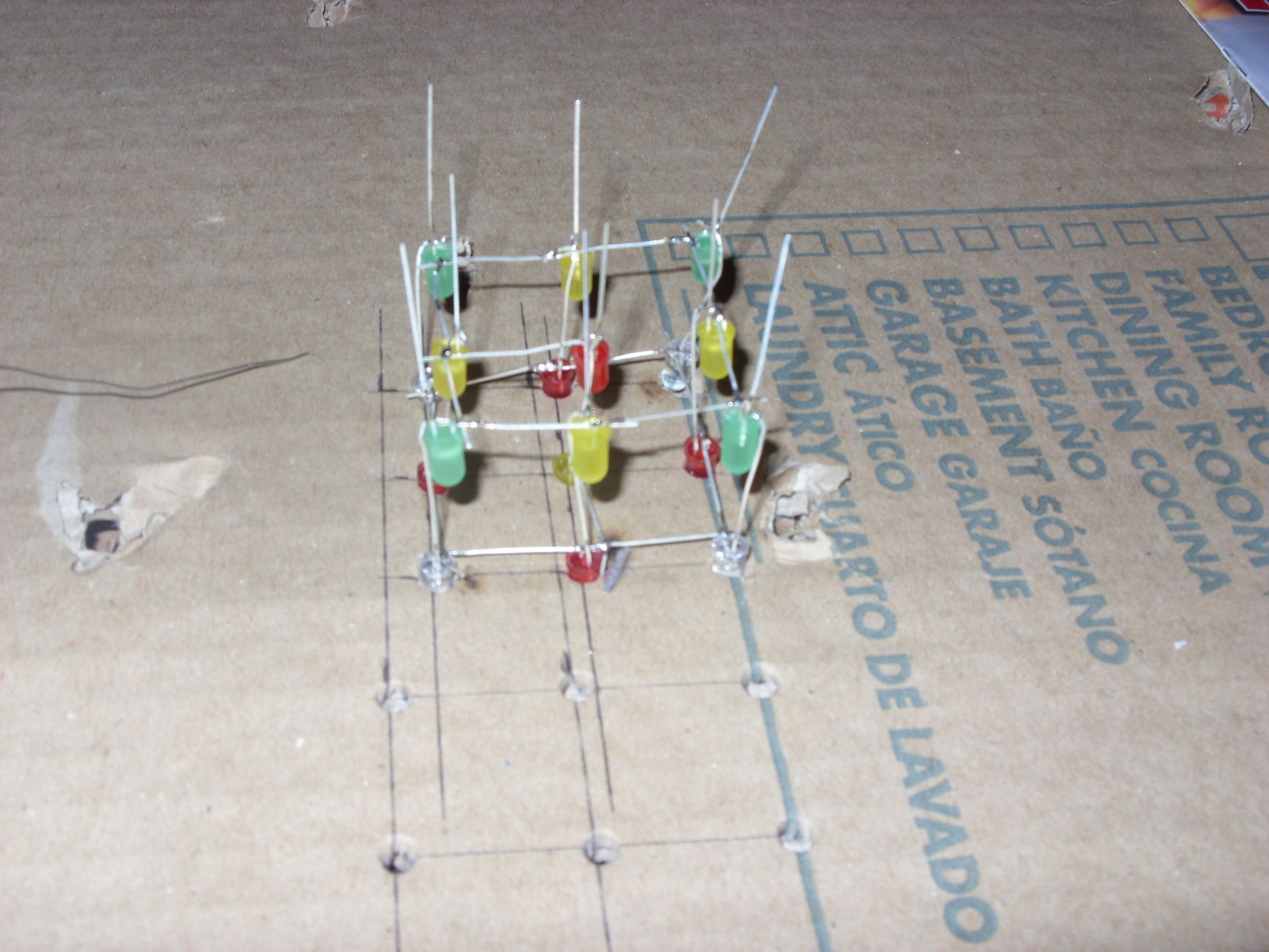 3 X 3 LED Cube With Arduino UNO : 3 Steps - Instructables