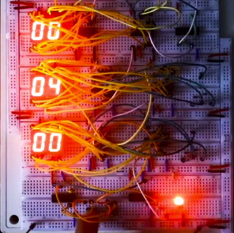 Digital 12 Hrs Clock From Digital Logic IC | Without Microcontroller ...