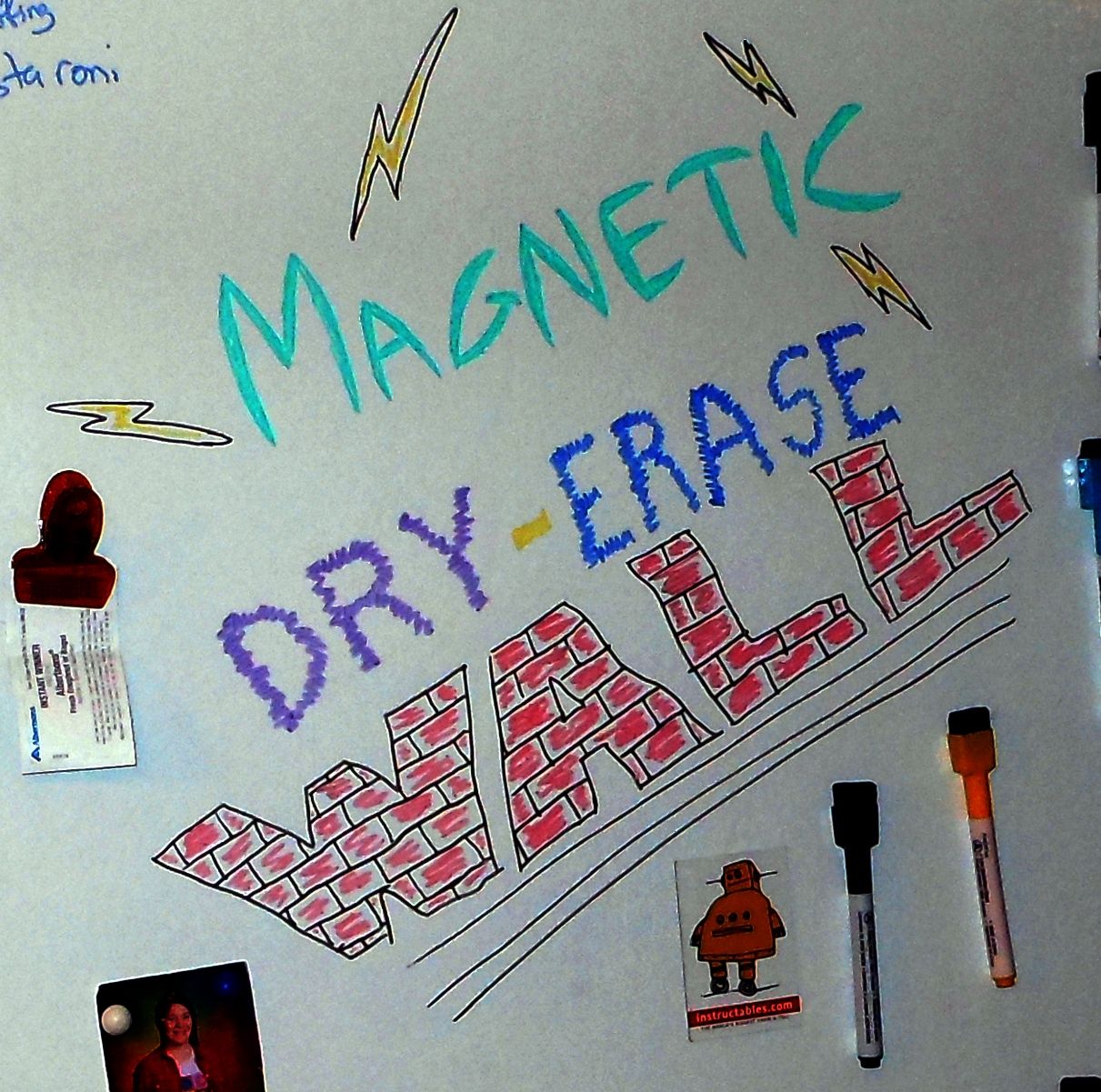 Magnetic Dry-Erase Wall! (with Pictures) - Instructables