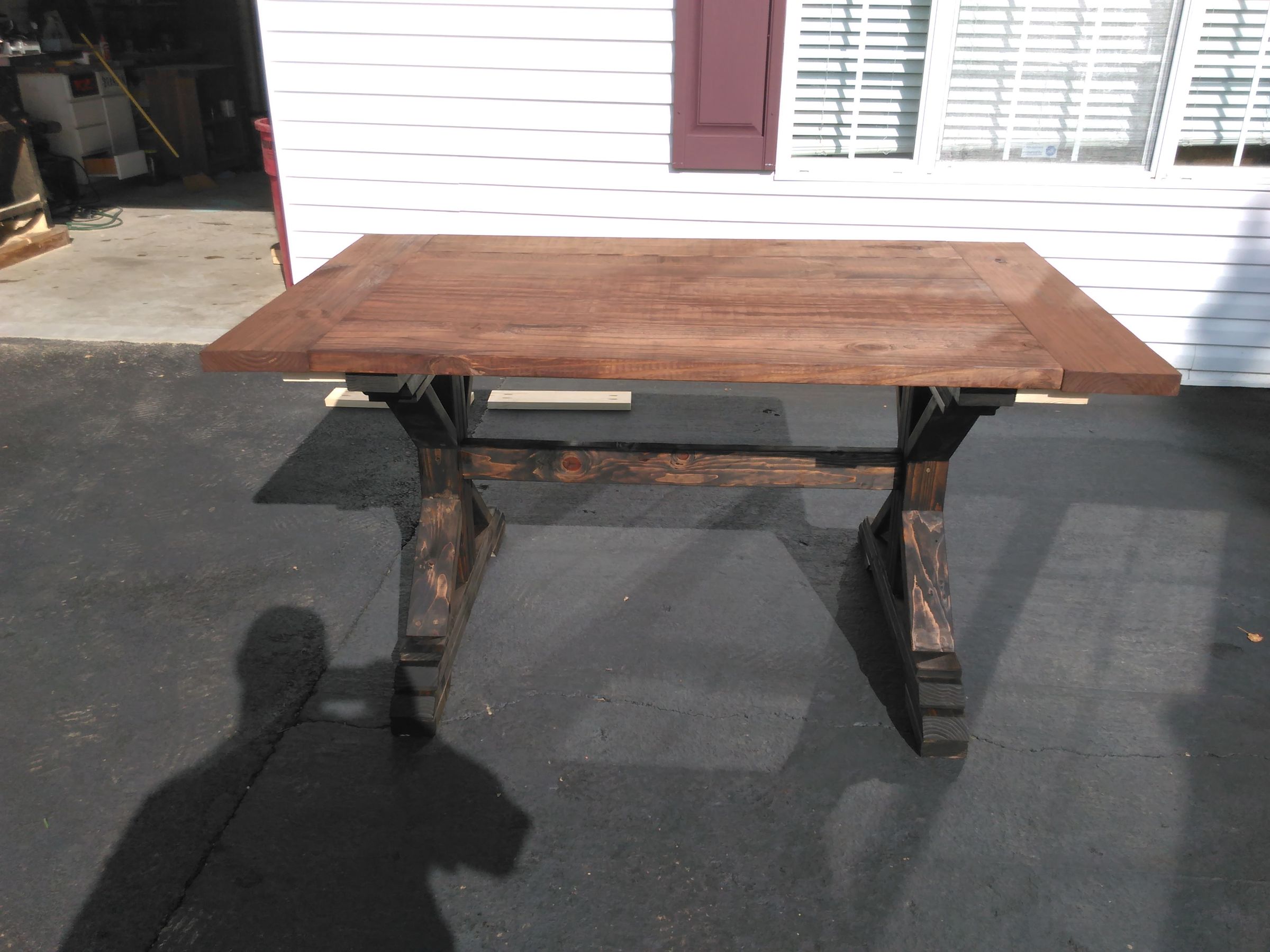 Rustic Farmhouse Table DIY : 10 Steps (with Pictures) - Instructables