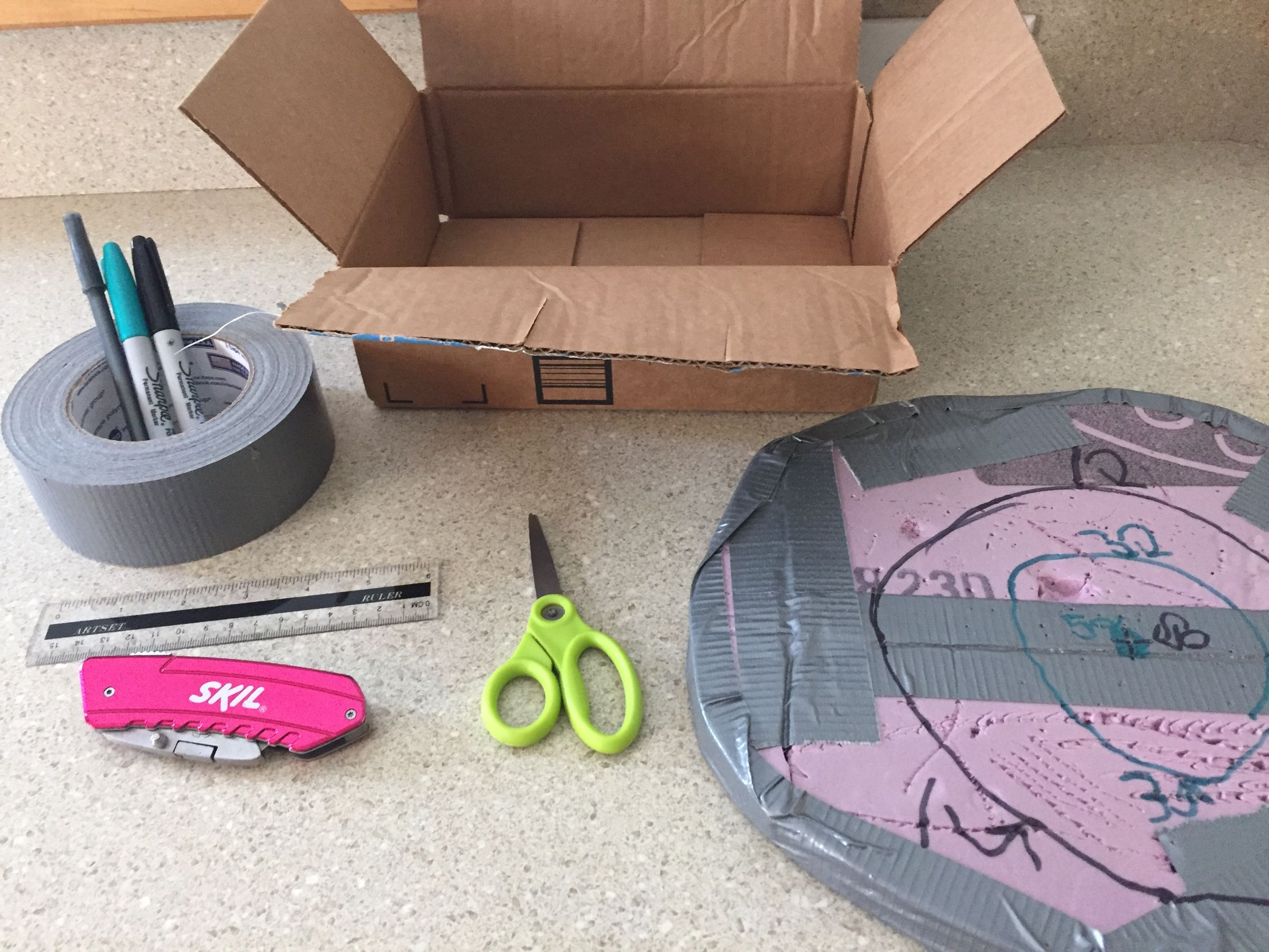 Cardboard Darts/dart Board : 4 Steps - Instructables