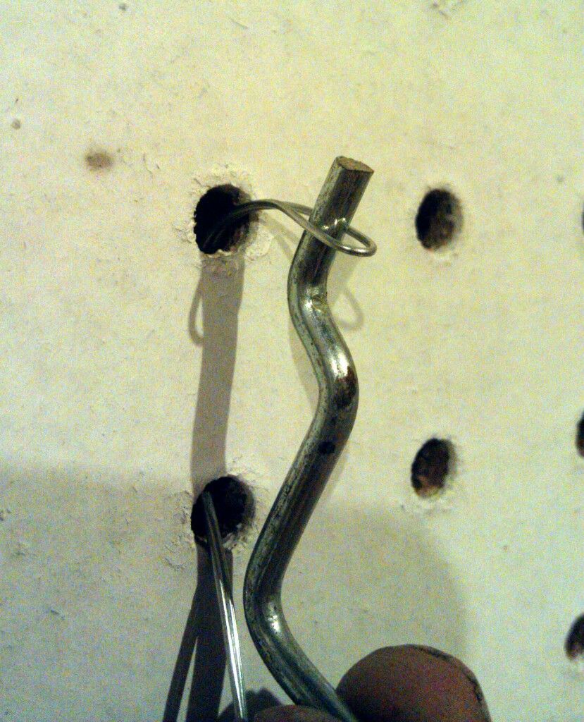 Pegboard Hook Retainers