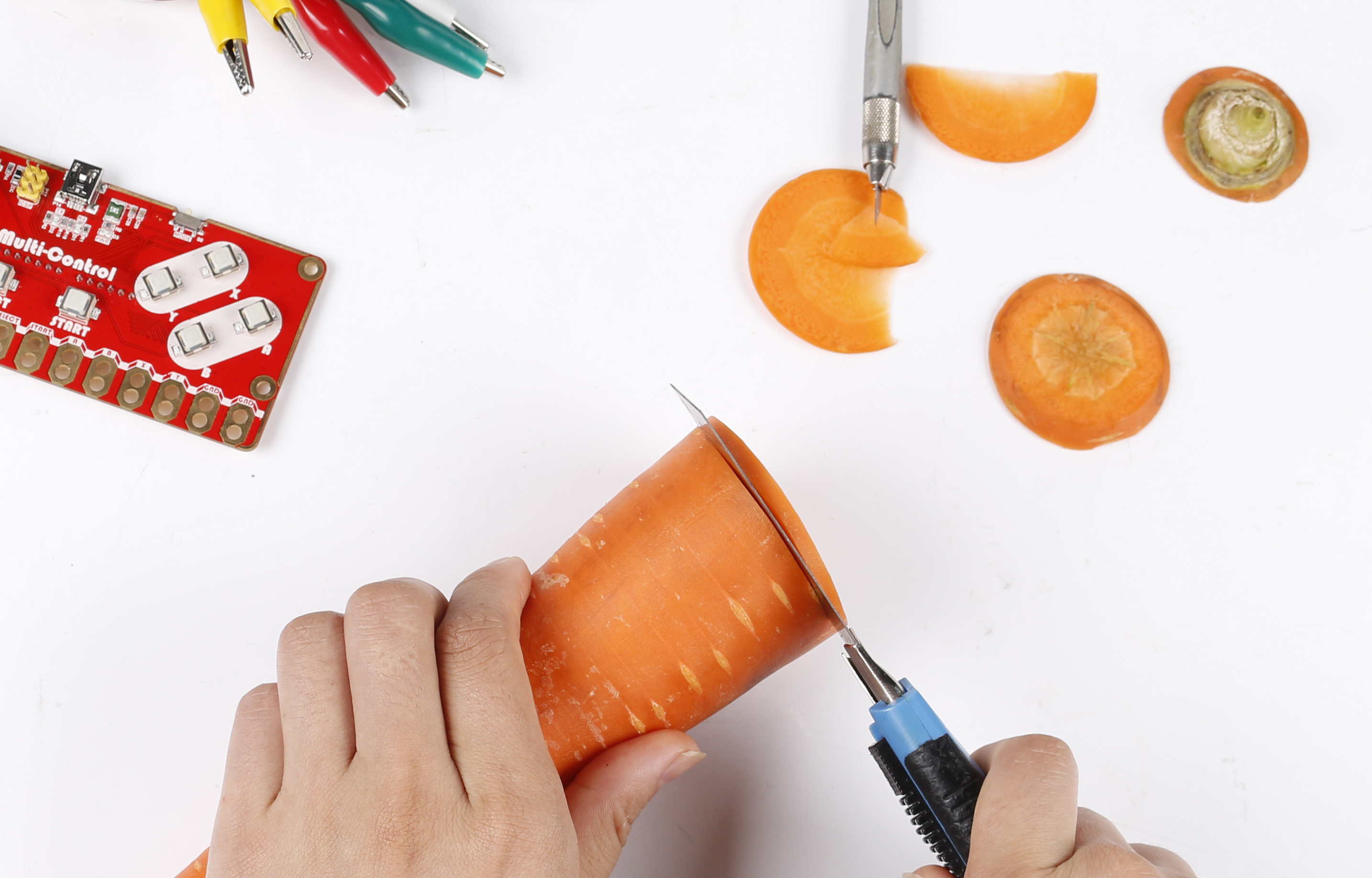 How to Make a Carrot Keyboard With Multi-Control : 7 Steps (with ...