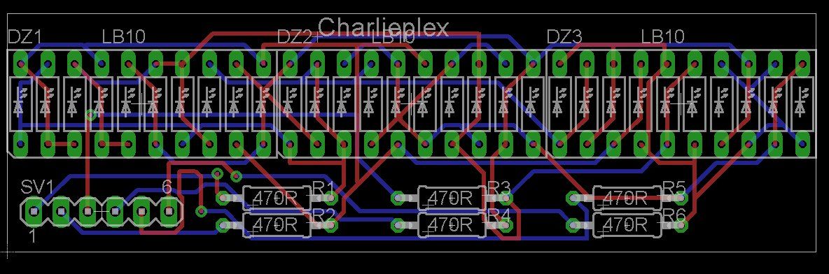 Charlieplex 30 Led Bargraph : 3 Steps - Instructables