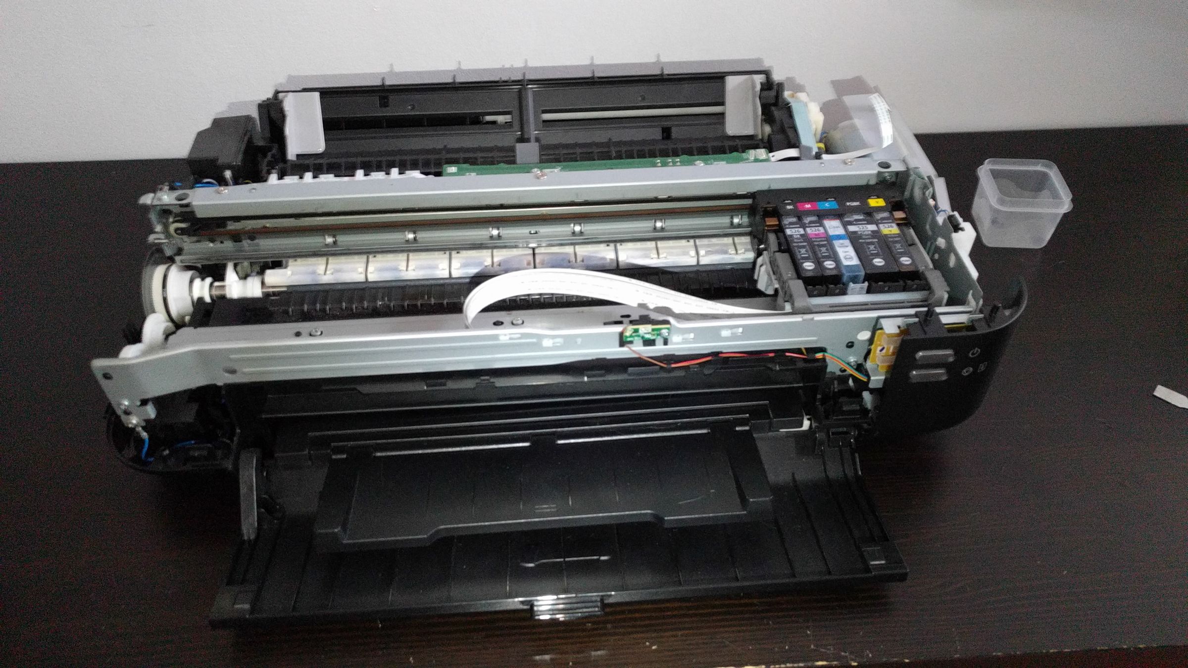 Open and Clean Canon Pixma IX6550 Printer : 5 Steps - Instructables