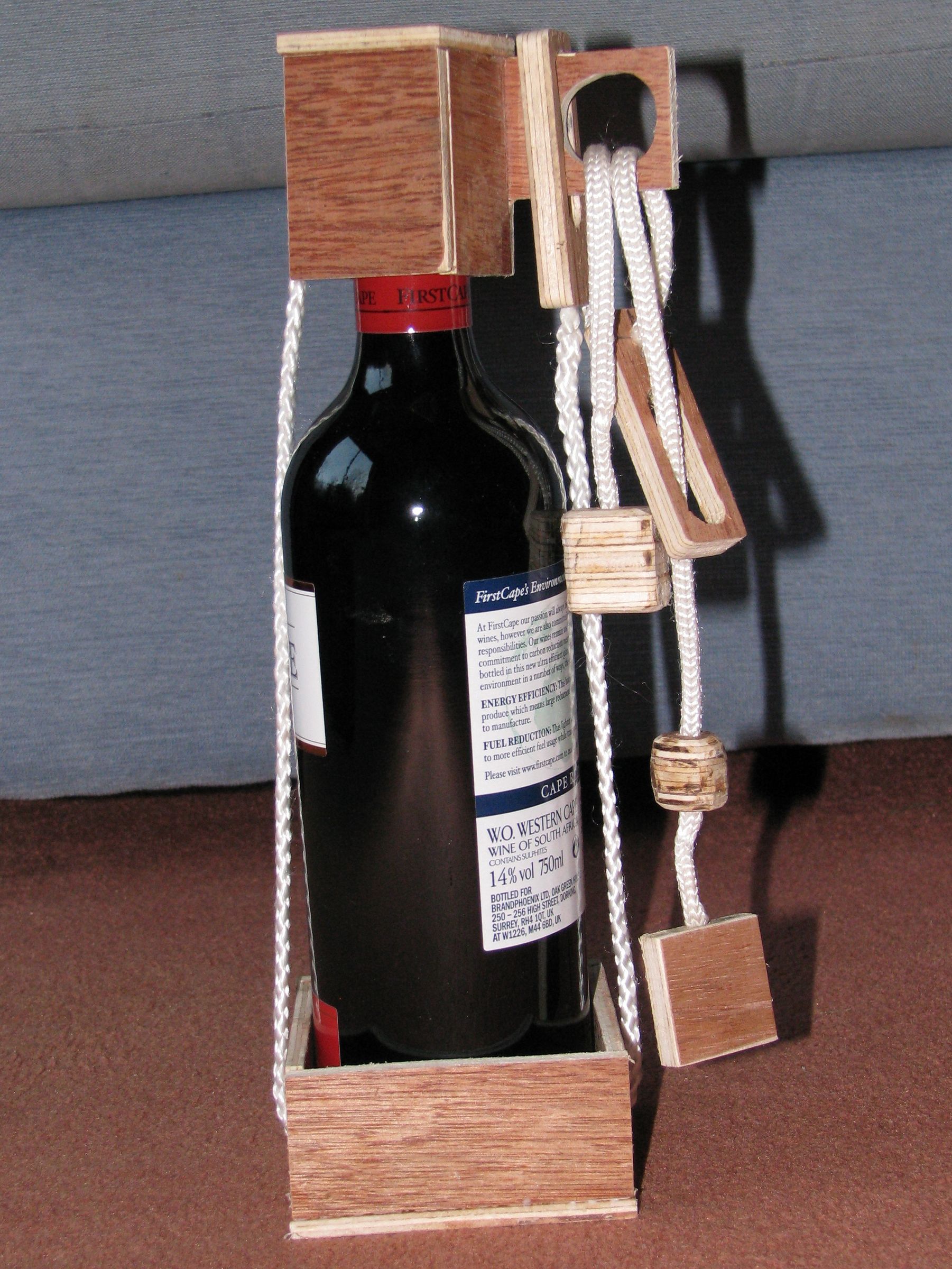 Wine Bottle Puzzle : 4 Steps (with Pictures) - Instructables