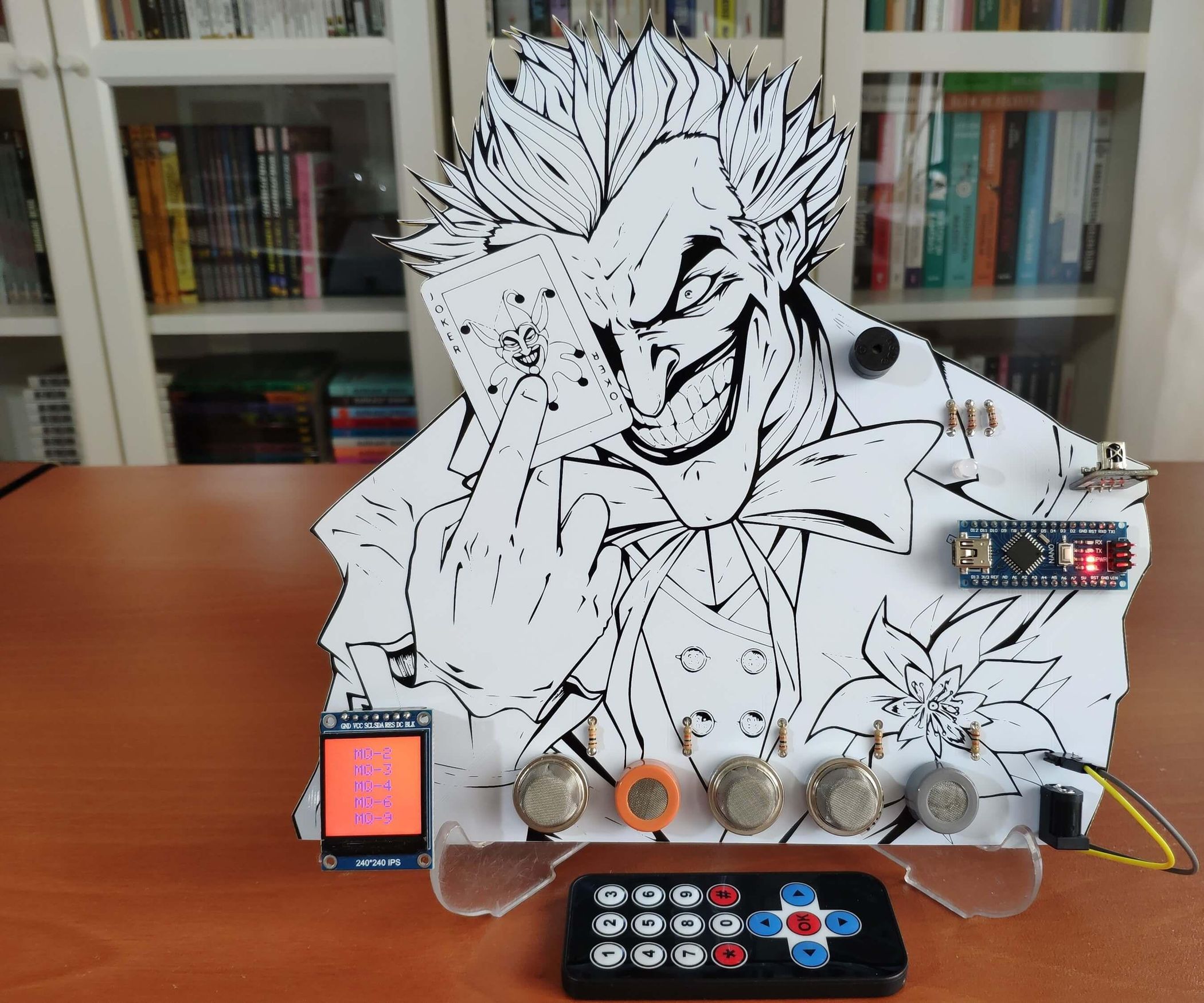 Joker Remote Hazardous Gas Station and Monitor : 10 Steps (with ...