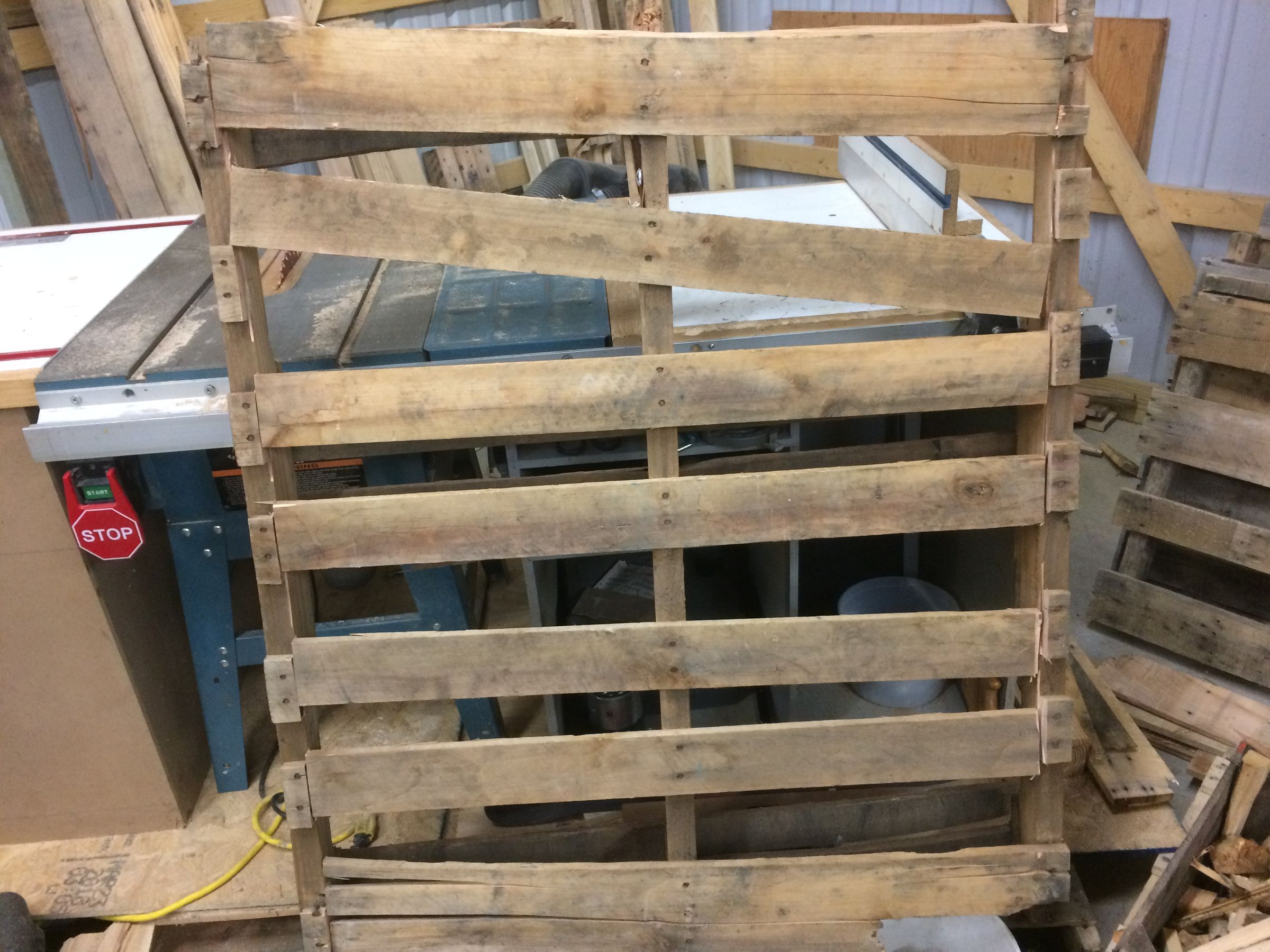 Pallet Wood American Flag (A.K.A. the Pyro Flag) : 15 Steps (with ...