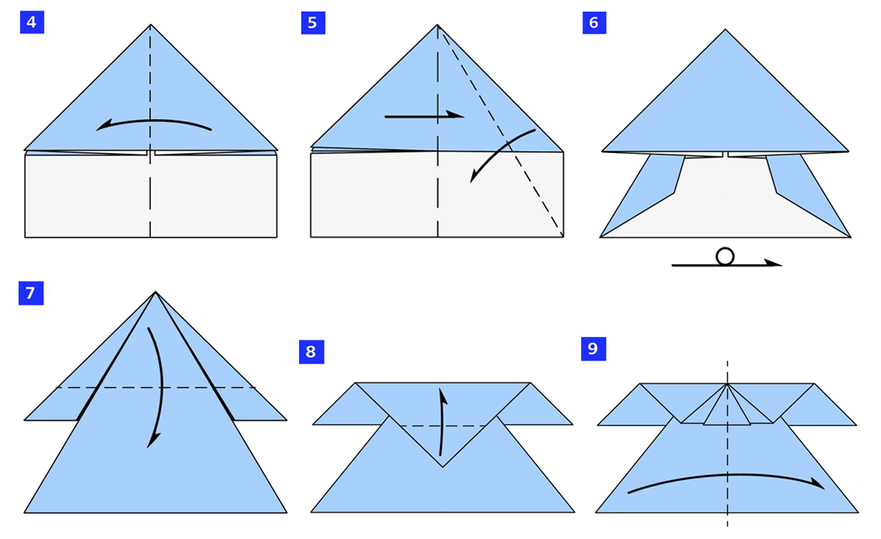 How to Fold the Original Ninja Looping Paper Airplane : 3 Steps ...