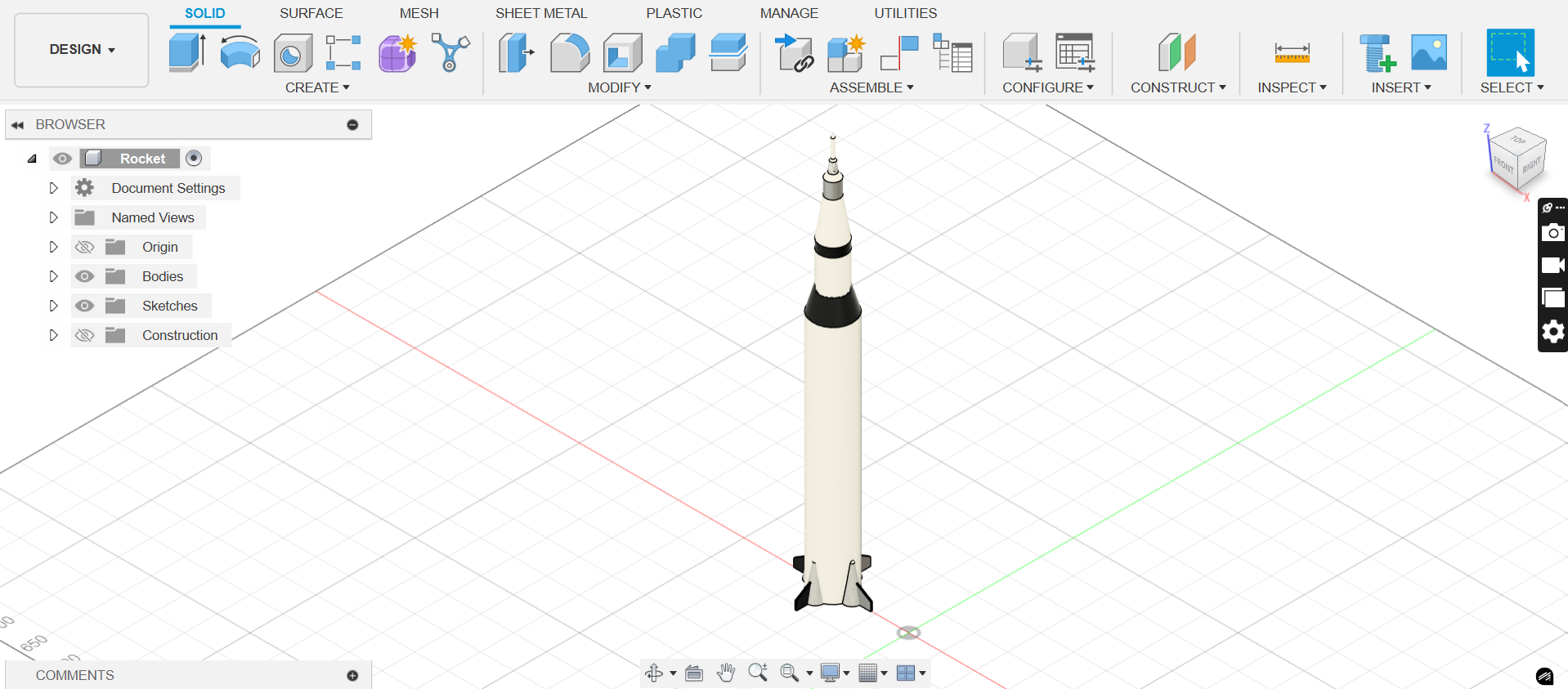 Autodesk Fusion 360 Saturn V Rocket : 6 Steps - Instructables