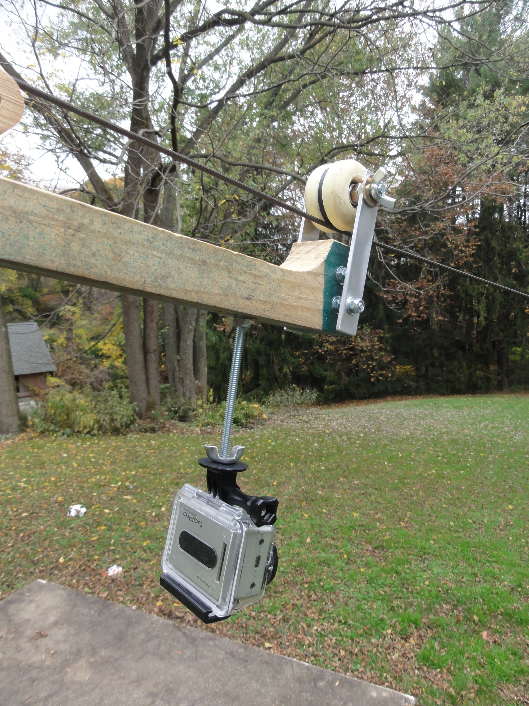 GoPro Cable Cam: Wheeled Camera Suspension System : 7 Steps - Instructables