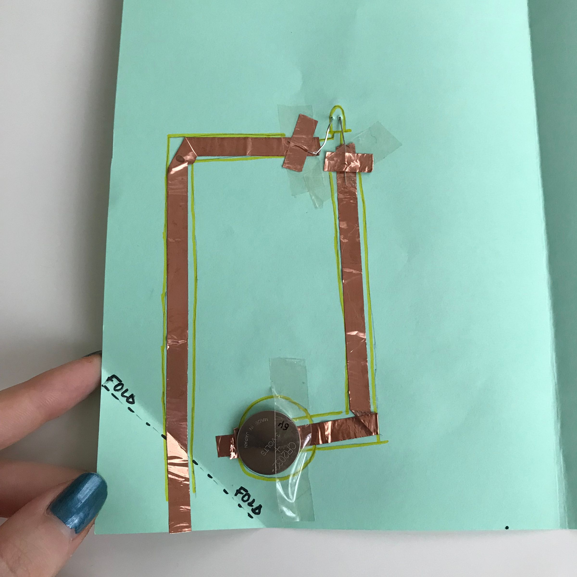 LET'S MAKE a PAPER CIRCUIT BIRTHDAY CARD : 4 Steps - Instructables