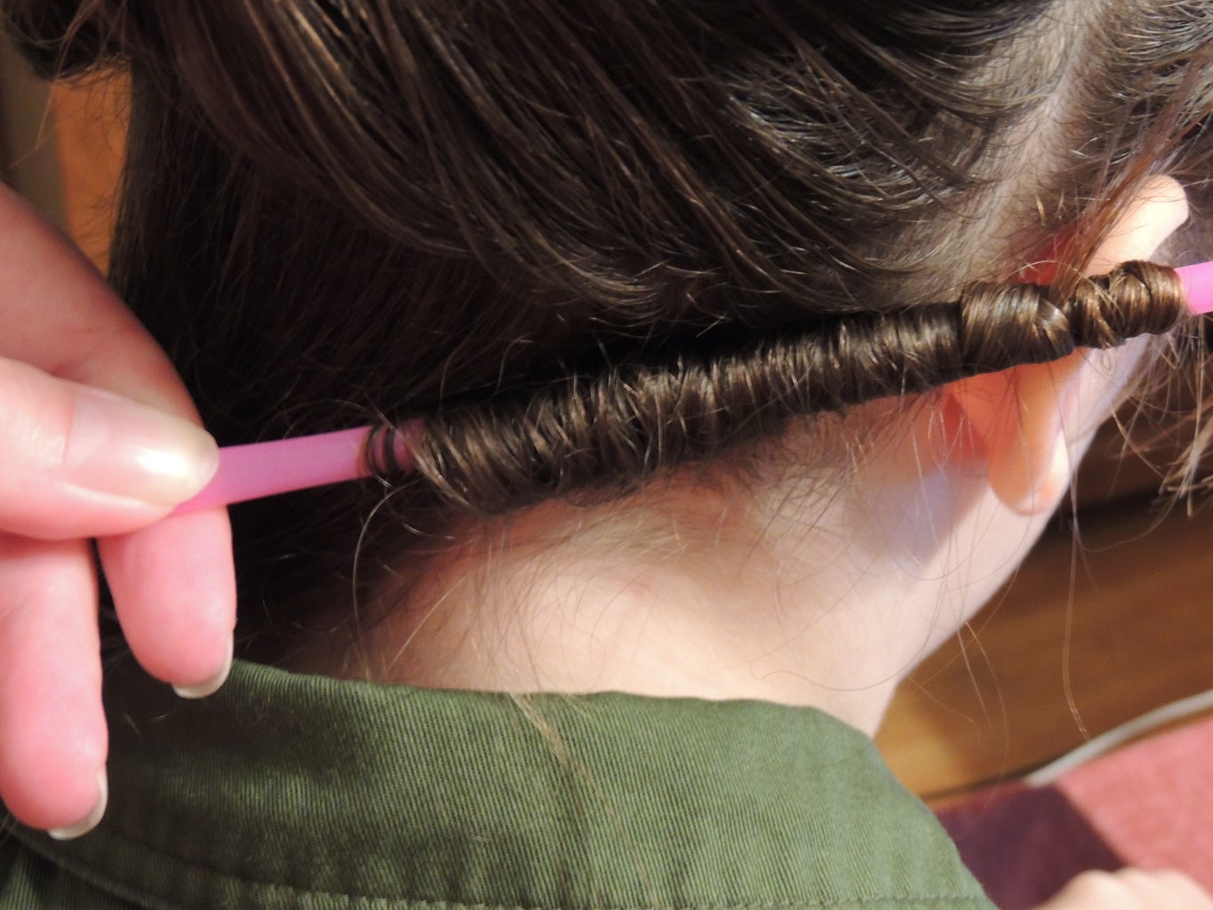 Spectacular Curls Using Straws 6 Steps With Pictures Instructables