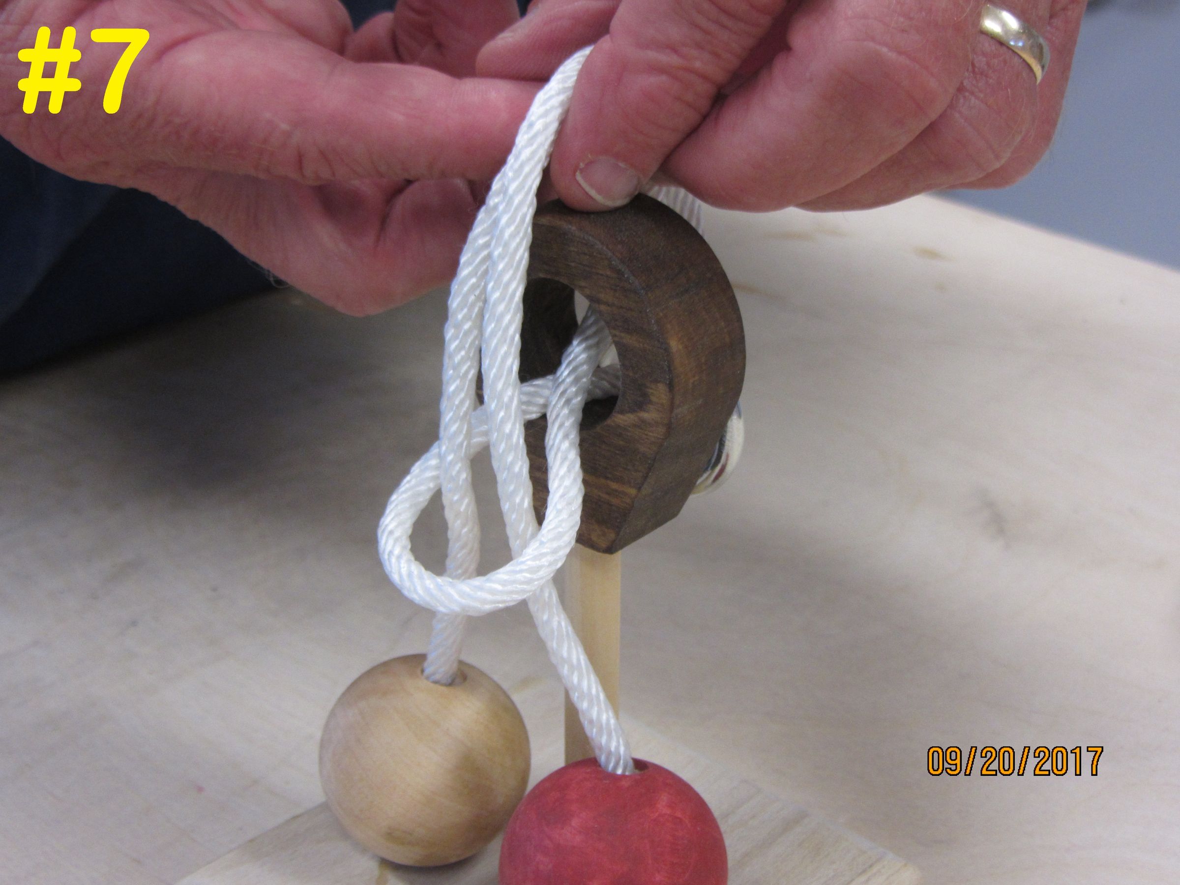 Wood Ball - Metal Ring Rope Puzzle : 16 Steps (with Pictures ...