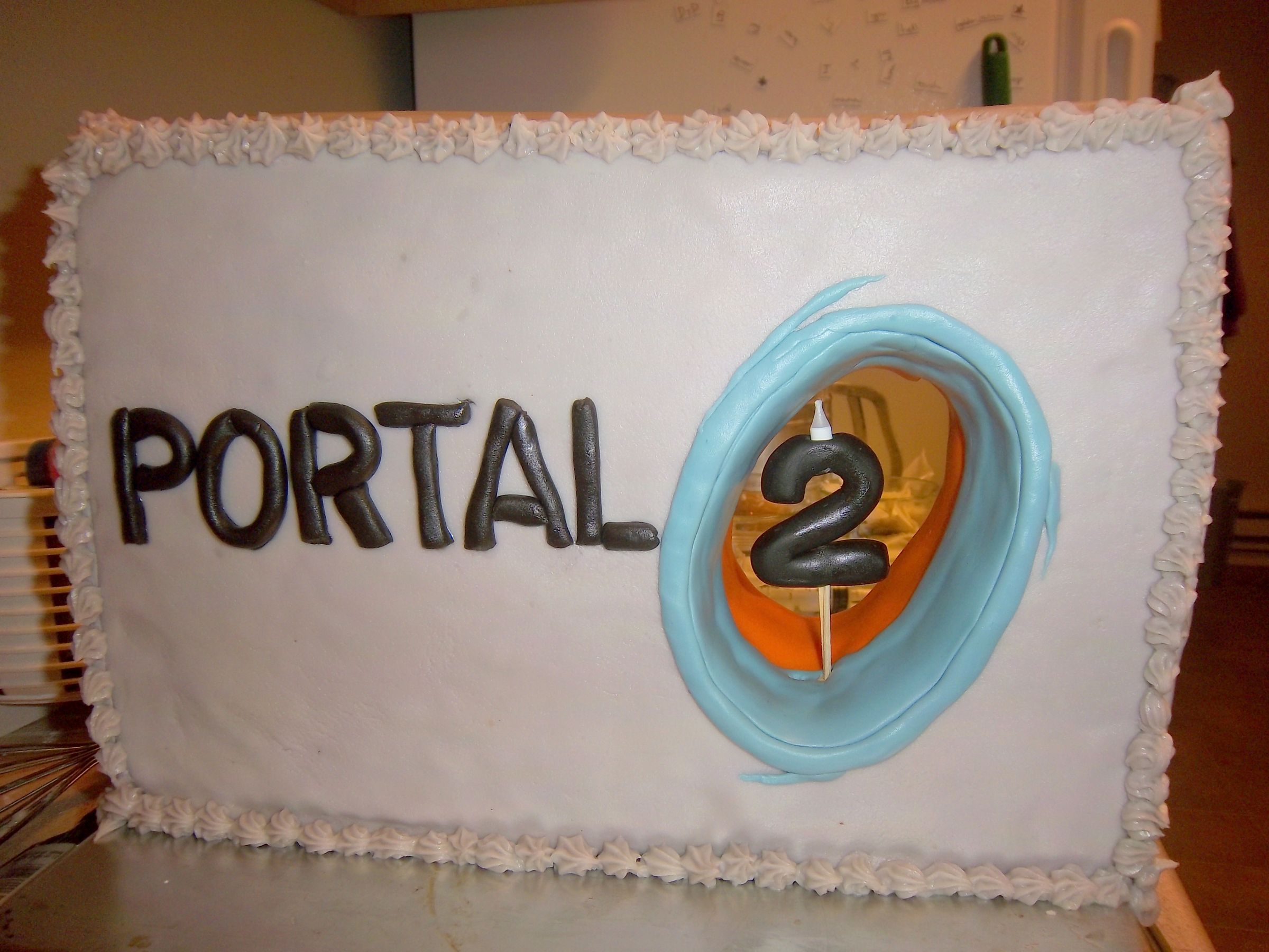 Portal 2 Cake - Instructables