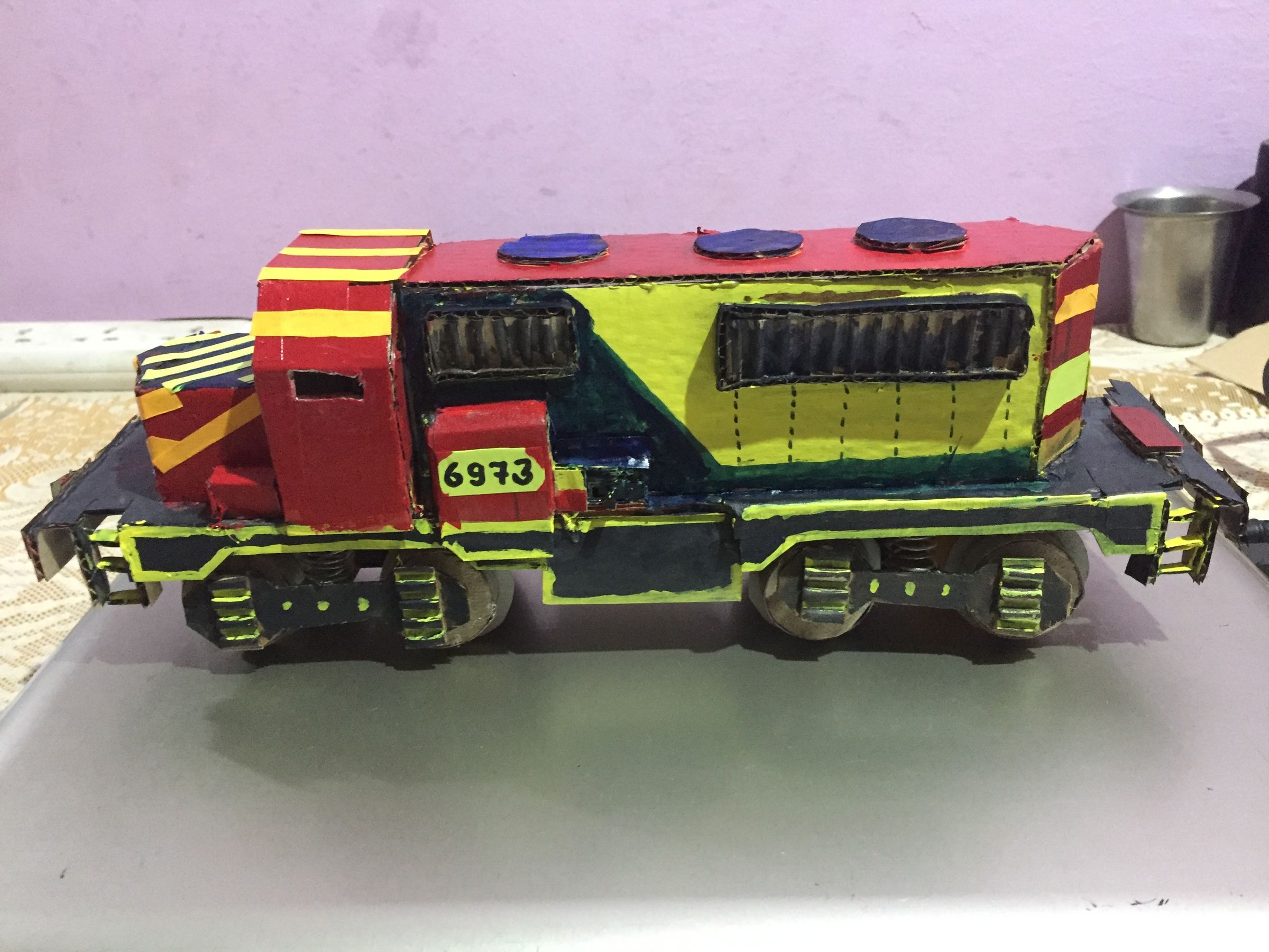 DIY Cardboard Train Engine : 5 Steps (with Pictures) - Instructables