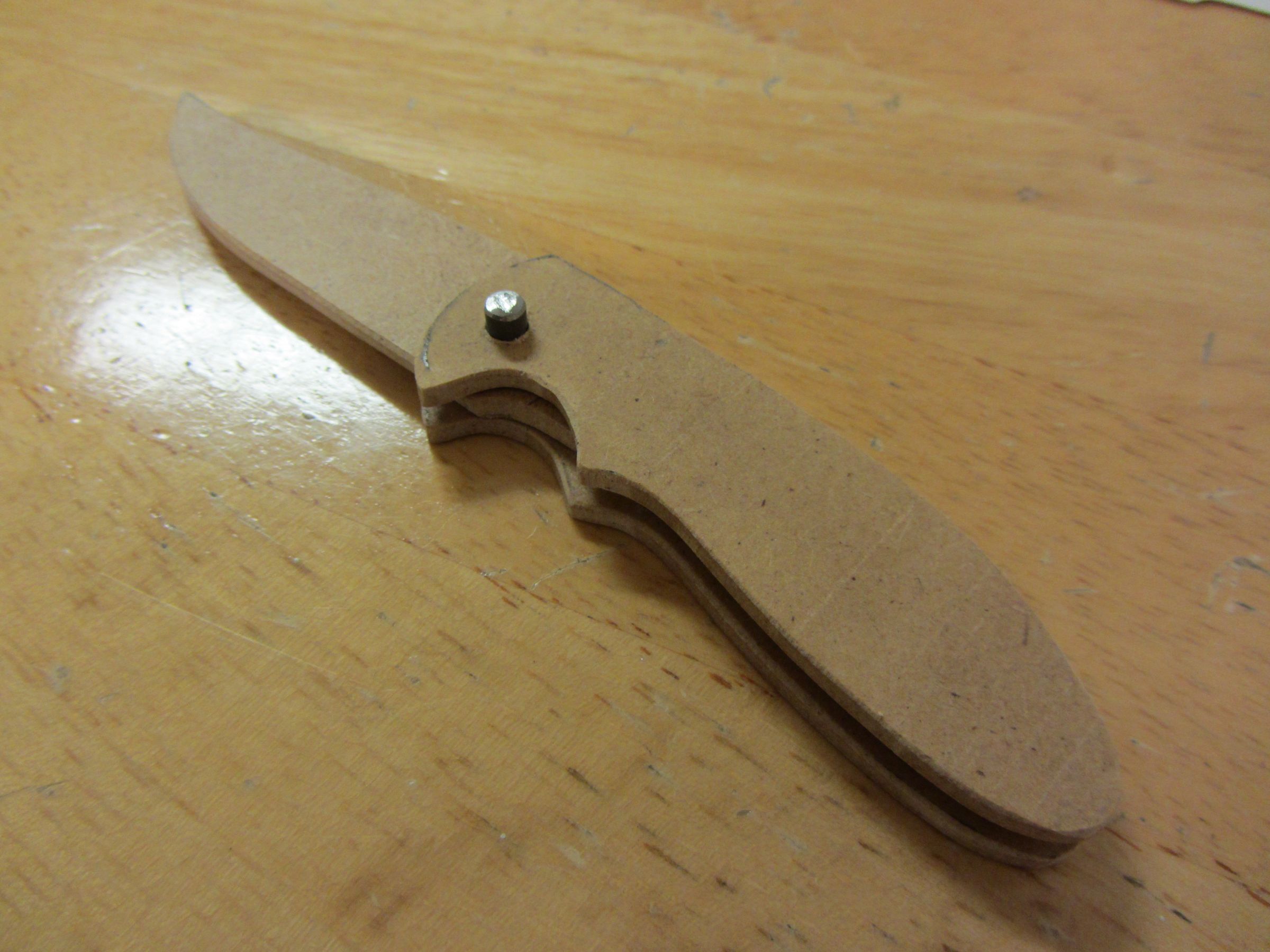 How to Make a Wooden Folding Knife : 9 Steps (with Pictures ...