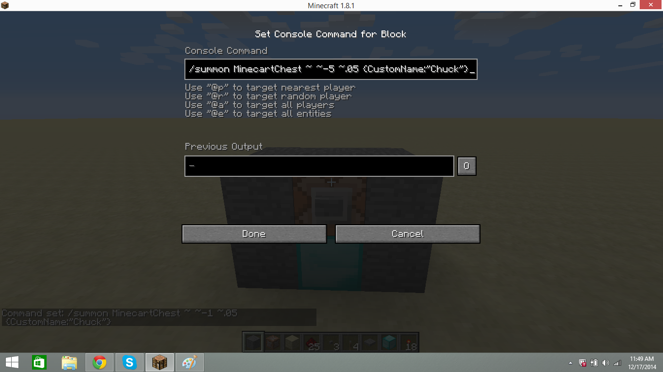 How to Make Any Block Into a Chest in Vanilla Minecraft! : 7 Steps - Instructables