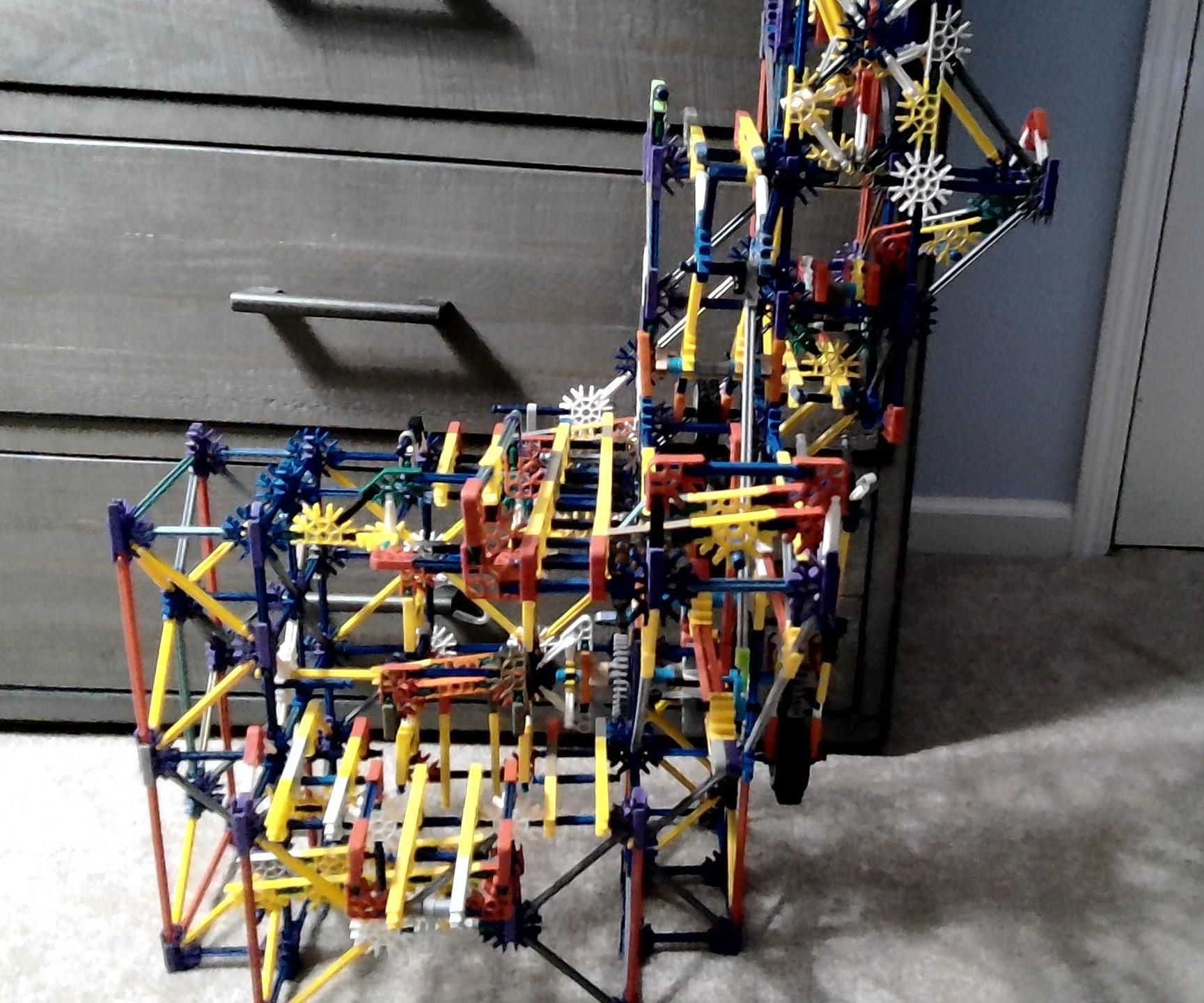 K'nex Ball Machine Separator: Ratchet Arm : 14 Steps - Instructables