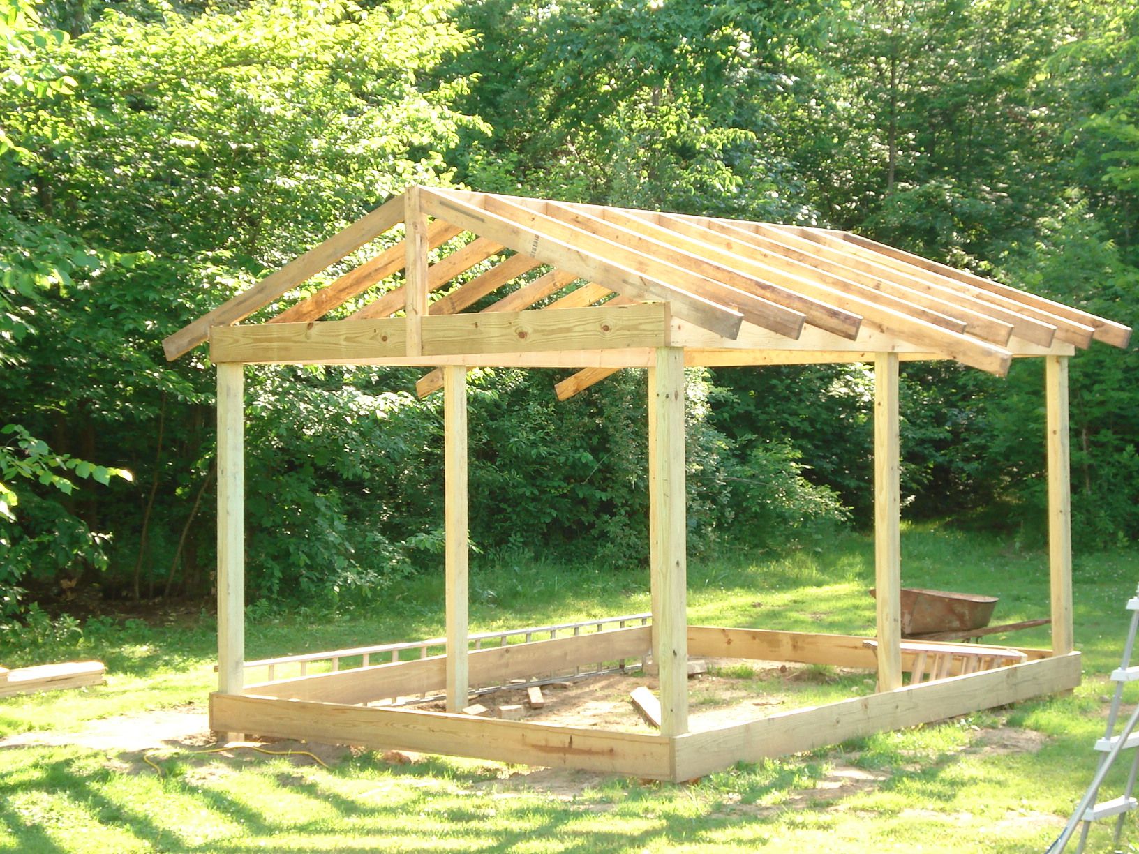 How to Build a 12x20 Cabin on a Budget : 15 Steps (with Pictures ...