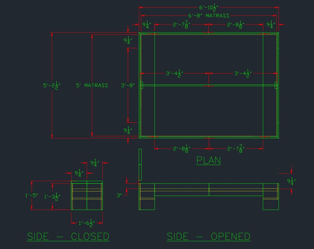 Fold Up Bed in a Box - Spare Bed : 6 Steps (with Pictures) - Instructables
