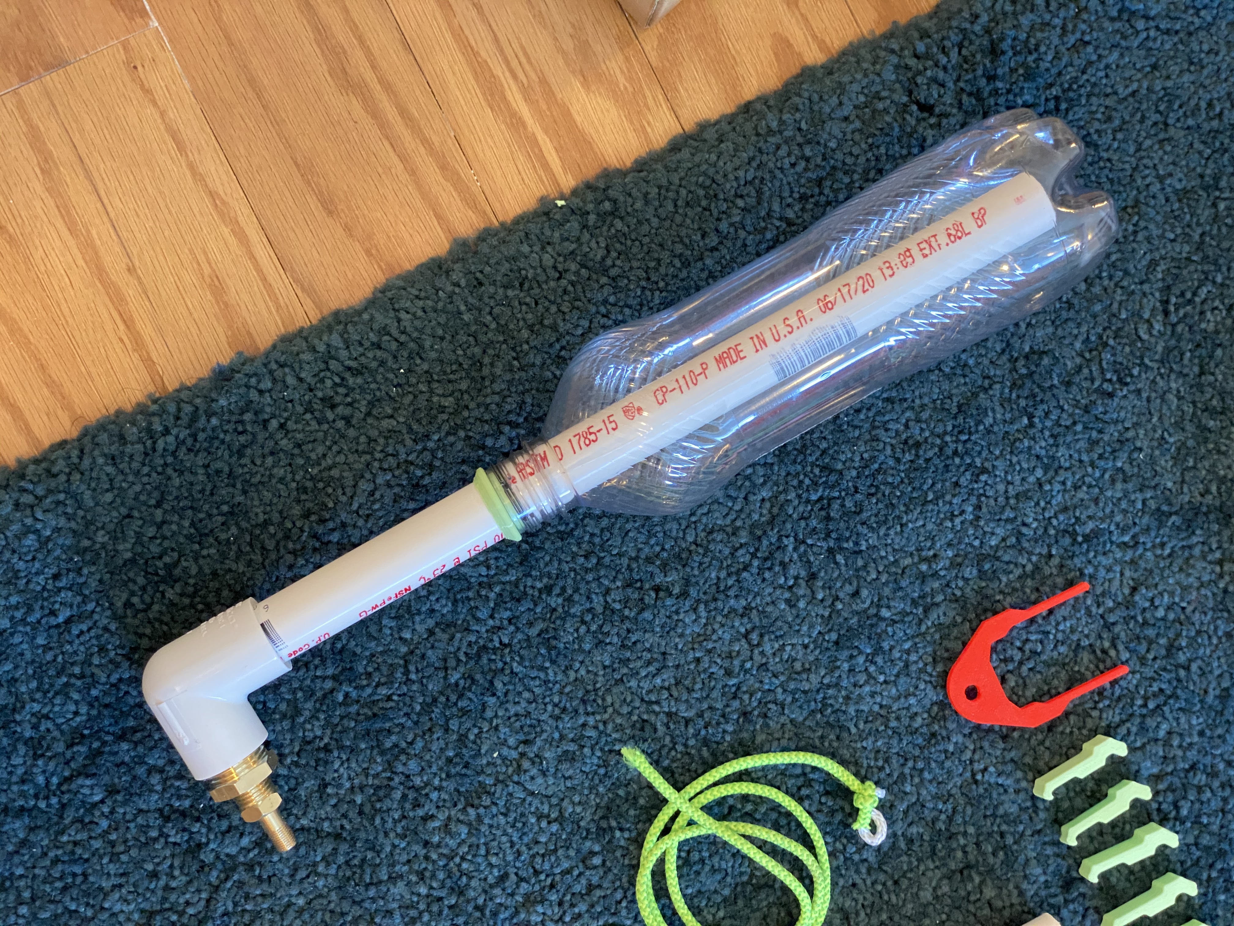 3D Printed Bottle Rocket Launcher (OLD BETA VERSION) : 9 Steps (with ...