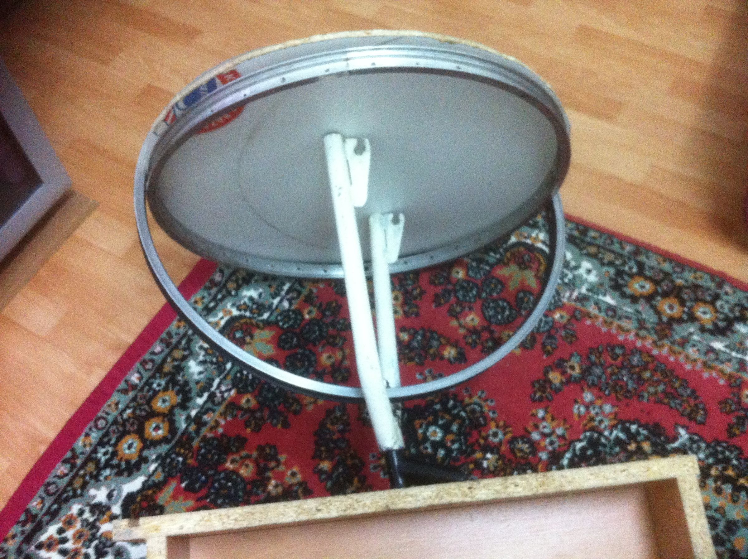 Coffee Table Made From Bicycle Rims - Instructables