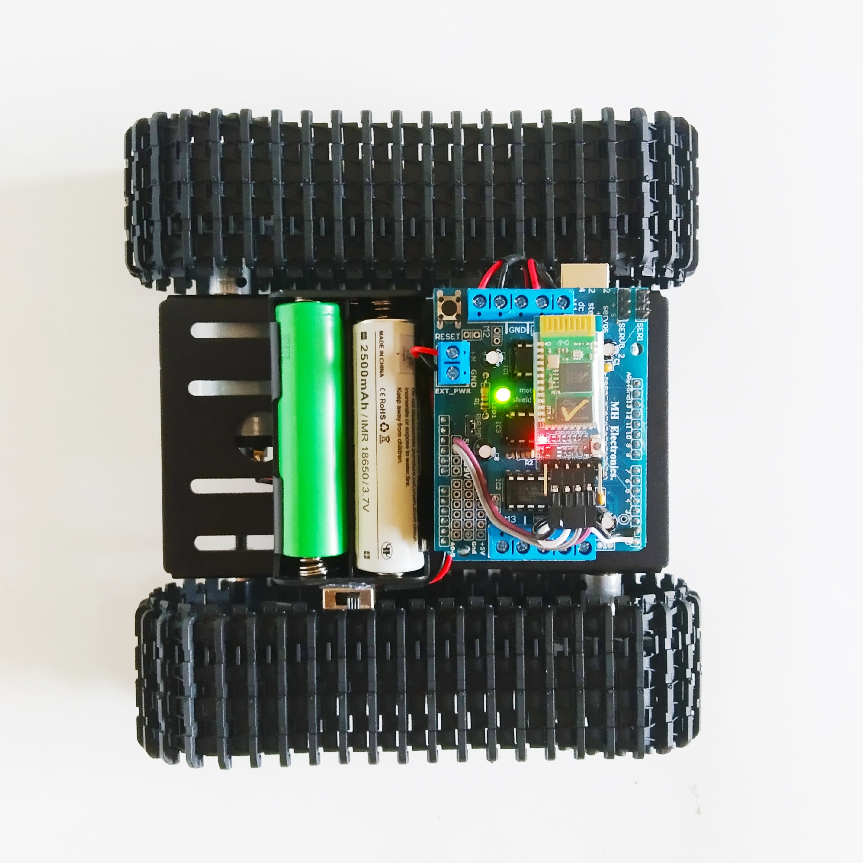 Arduino Robot Car Bluetooth Controlled and Programmed With Android ...