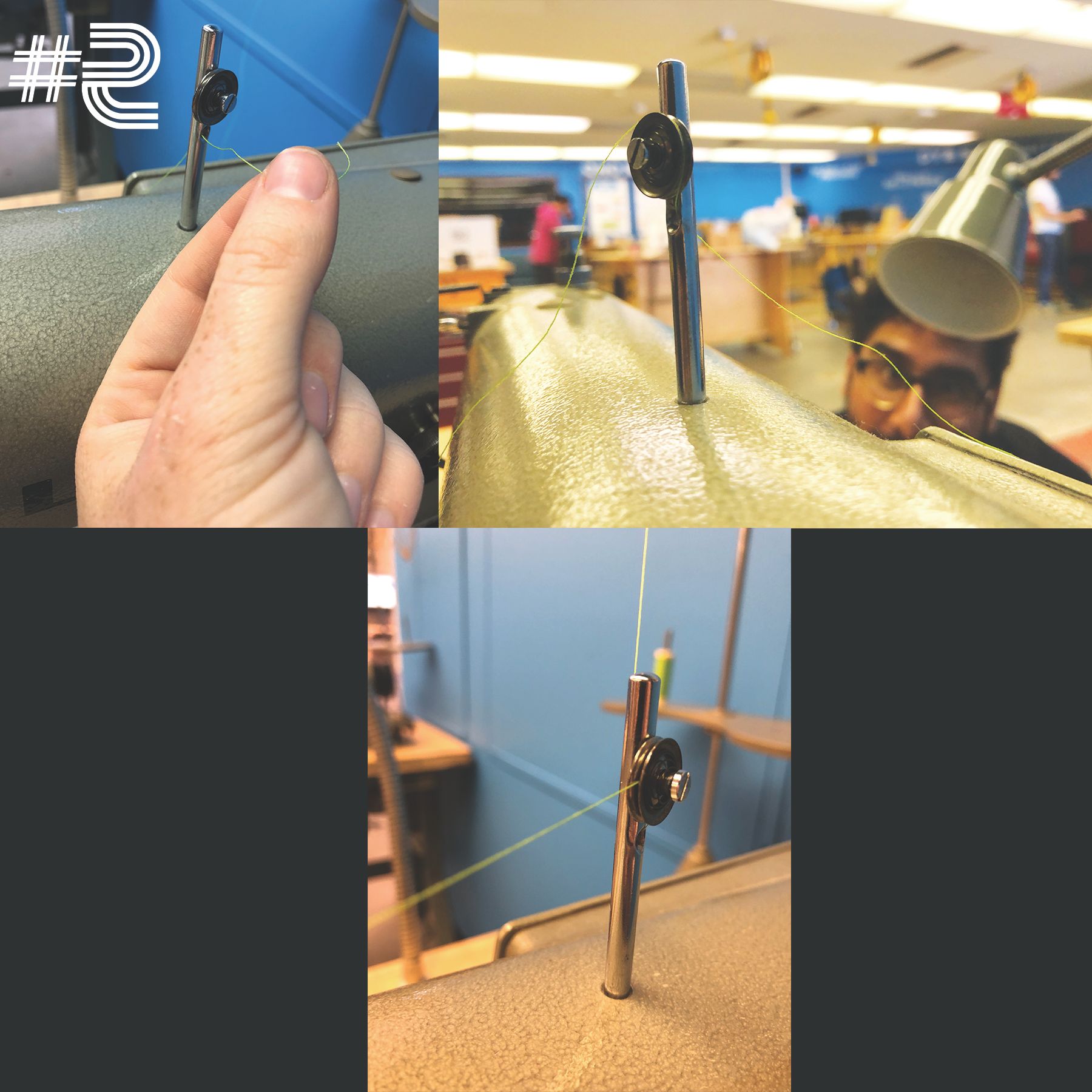 How to Thread a Juki Industrial Sewing Machine : 8 Steps (with Pictures ...