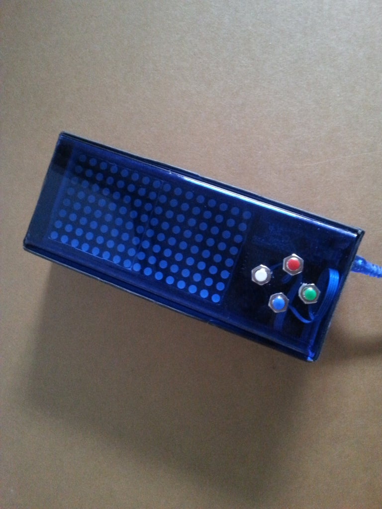 Arduino Based Bi Color Led Matrix Tetris Game 4 Steps With Pictures Instructables