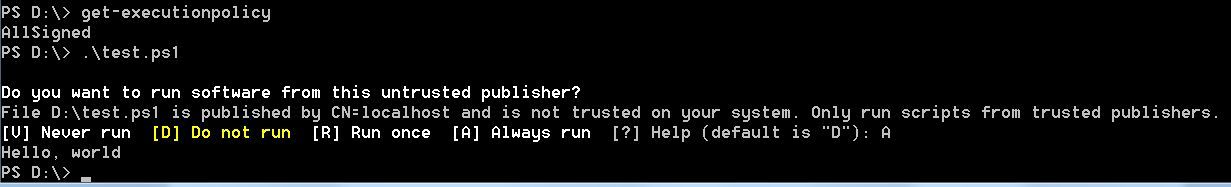 Signing My Powershell Script : 6 Steps - Instructables